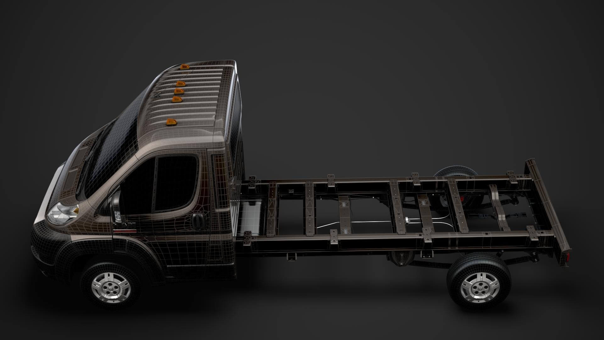 Ram Promaster Chassis Truck Single Cab 4035 WB 2020 - 3D Model by ...
