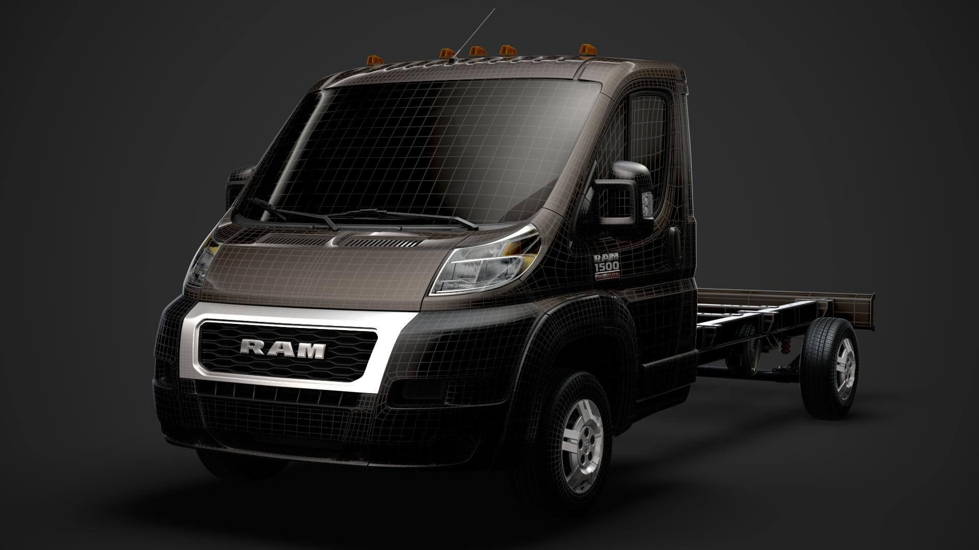 Ram Promaster Chassis Truck Single Cab 4035 WB 2020 - 3D Model by ...