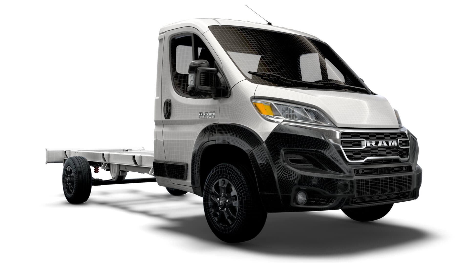 RAM Promaster Chassis Truck Single Cab 4035 WB XL 2023 - 3D Model by ...