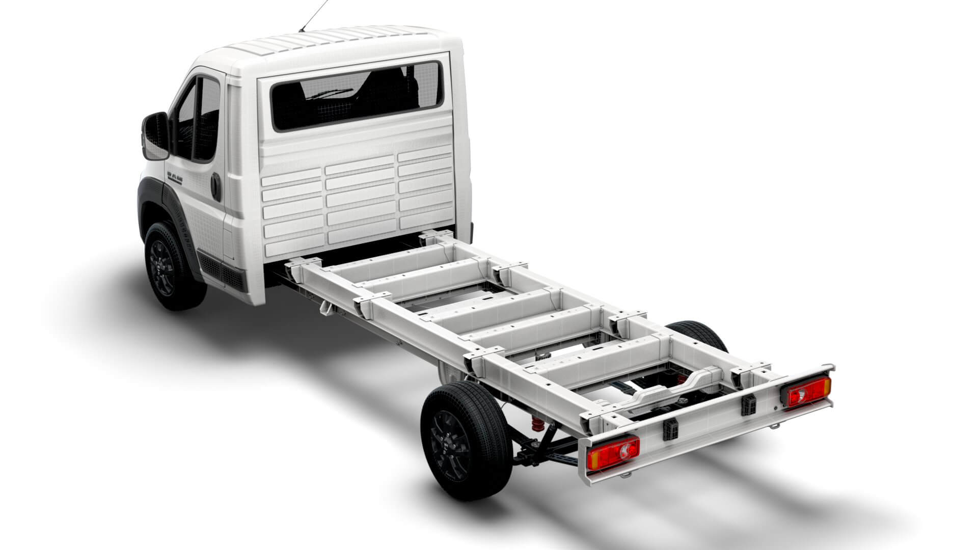 RAM Promaster Chassis Truck Single Cab 4300WB 2023 - 3D Model by Creator 3D