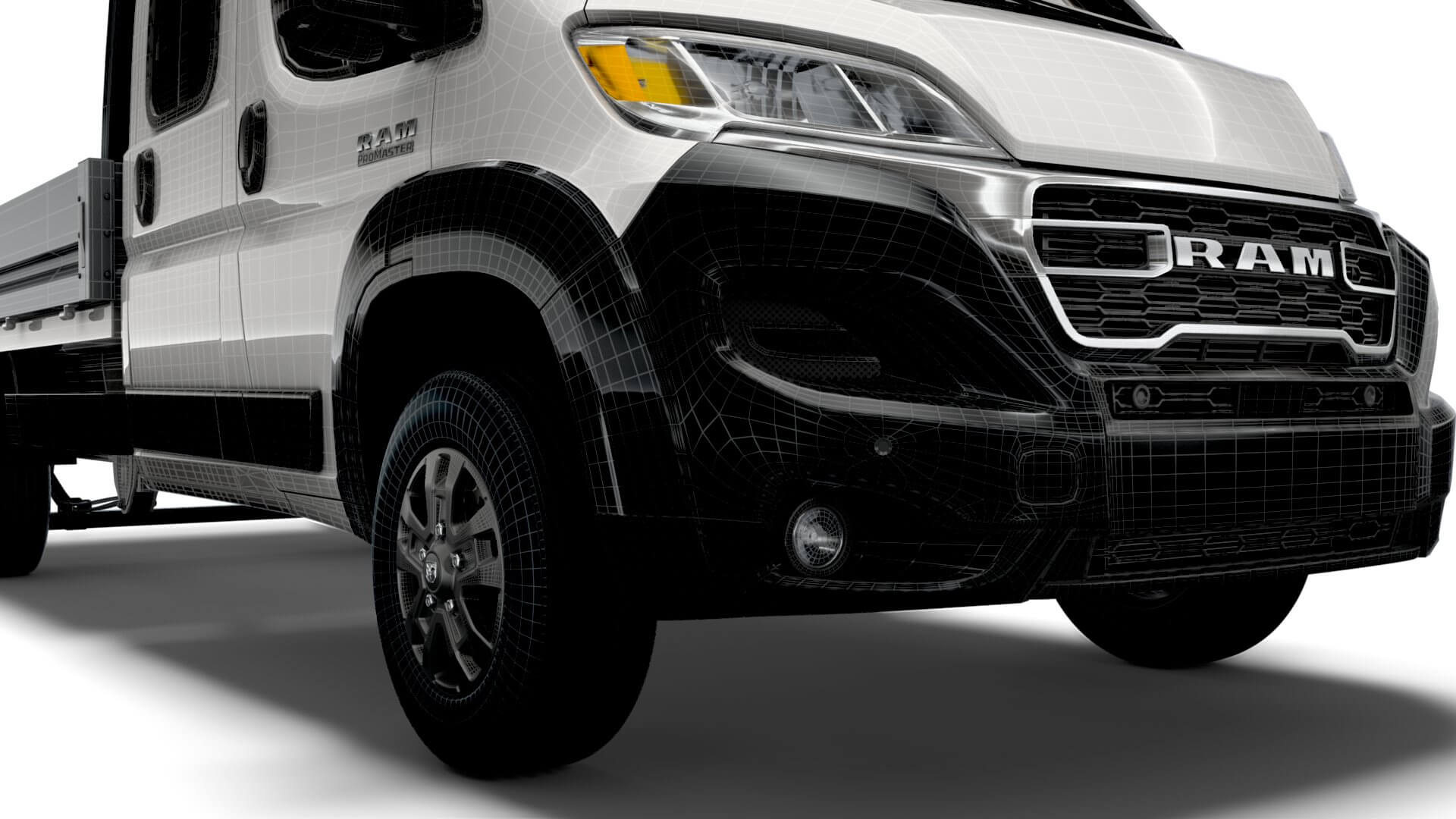 RAM Promaster Crew Cab Truck 2023 - 3D Model by Creator 3D