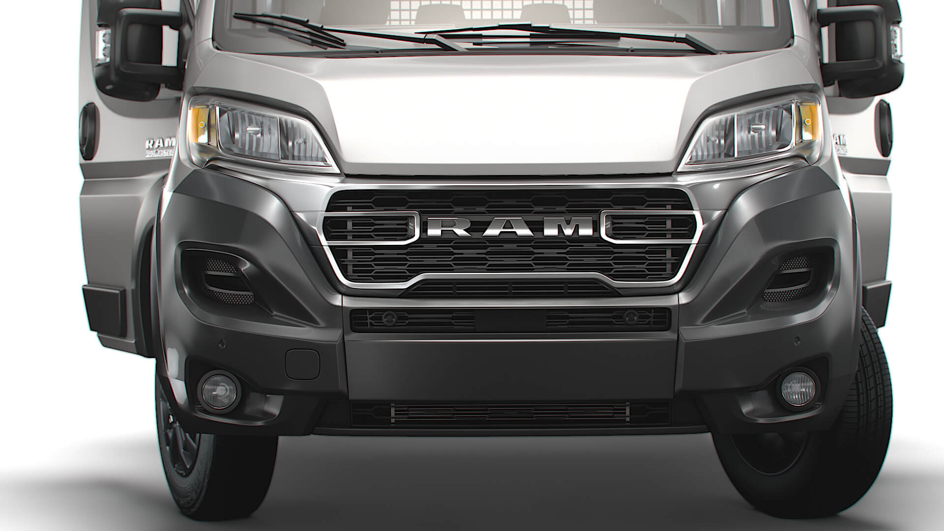 Ram Promaster Crew Cab Truck Hqinterior 2023 - 3D Model by Creator 3D