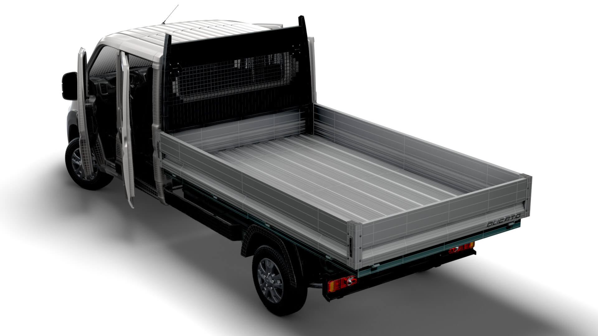 Ram Promaster Crew Cab Truck Hqinterior 2023 - 3D Model by Creator 3D