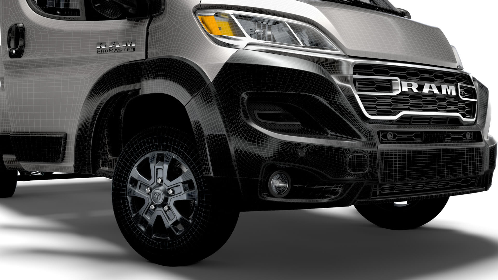 Ram Promaster Crew Cab Truck Hqinterior 2023 - 3D Model by Creator 3D