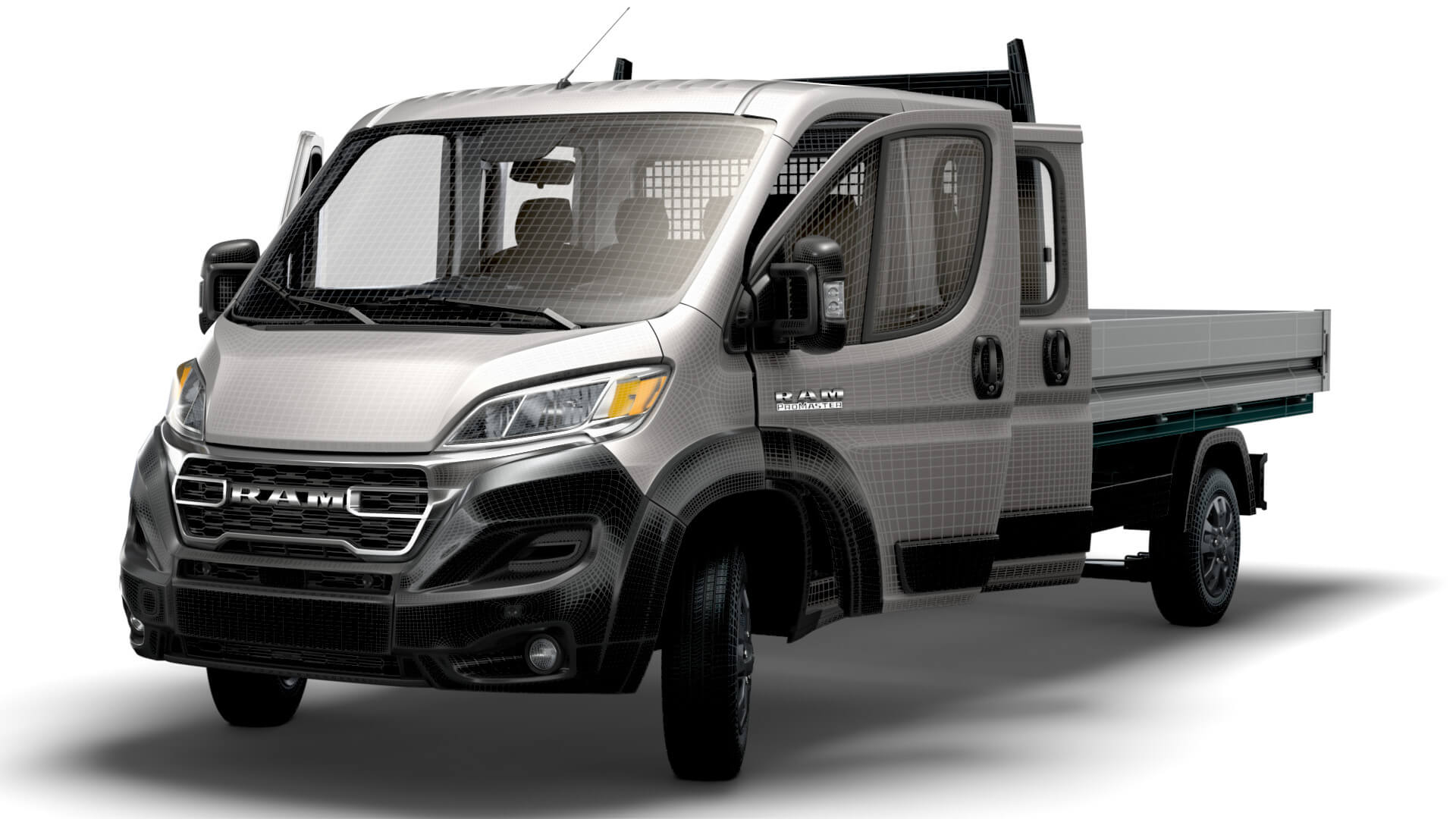 Ram Promaster Crew Cab Truck Hqinterior 2023 - 3D Model by Creator 3D