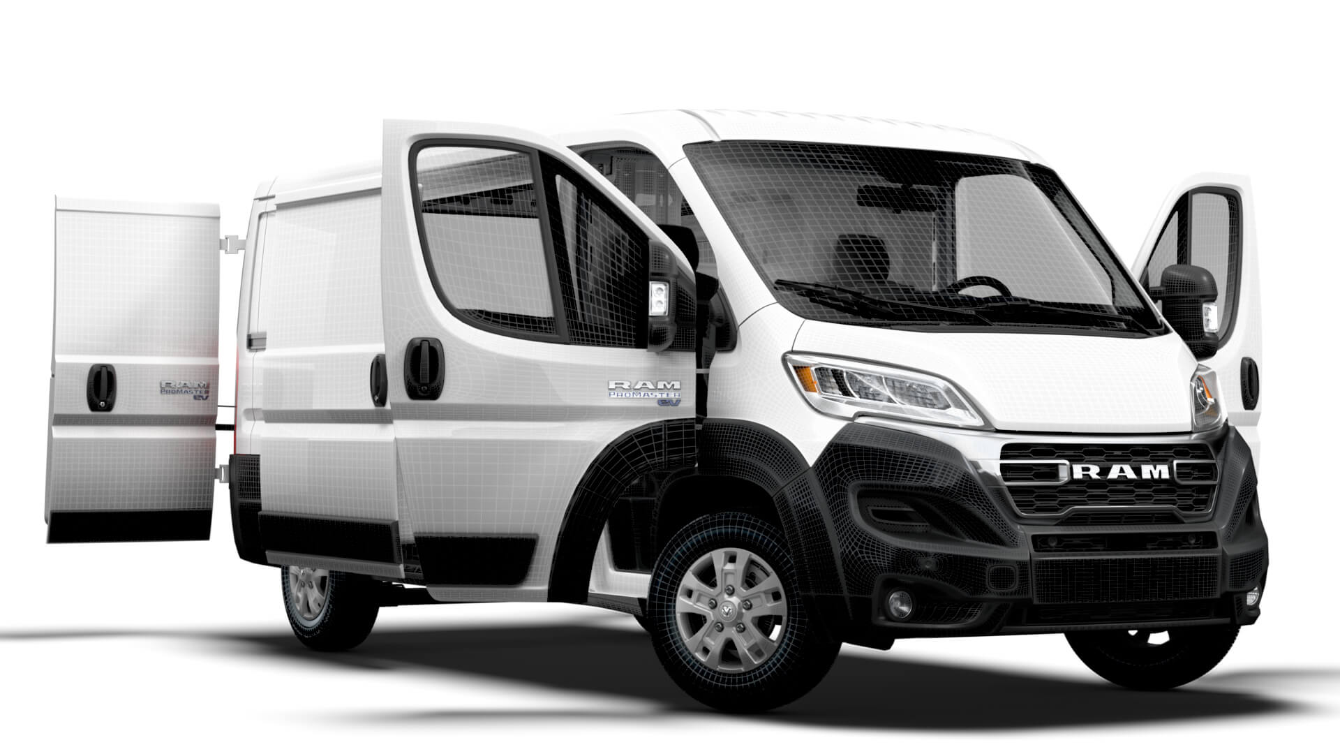 Ram Promaster E Van L2H1 HQ Interior 2025 - 3D Model by Creator 3D