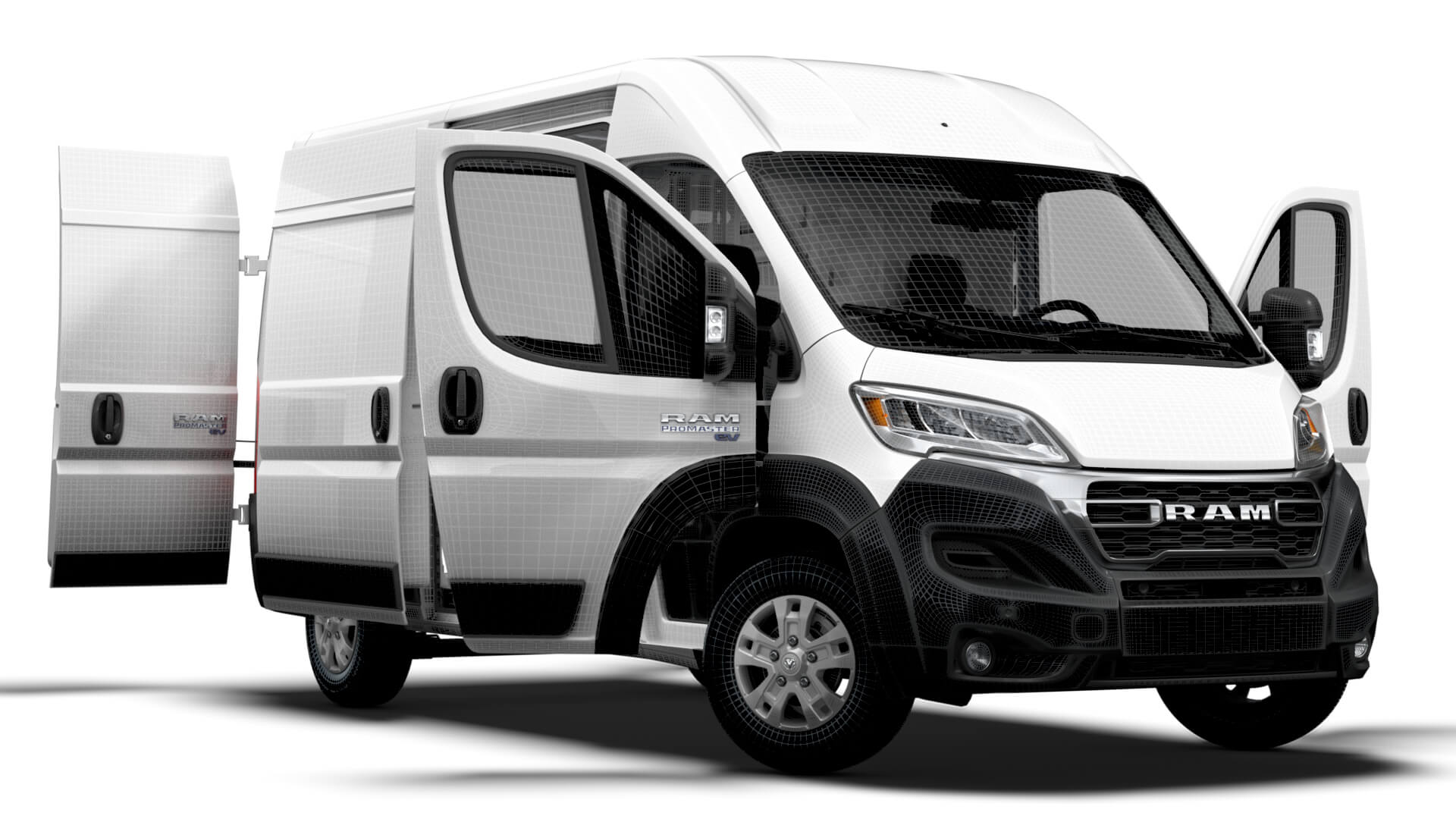 Ram Promaster E Van L2H2 HQ Interior 2025 - 3D Model by Creator 3D