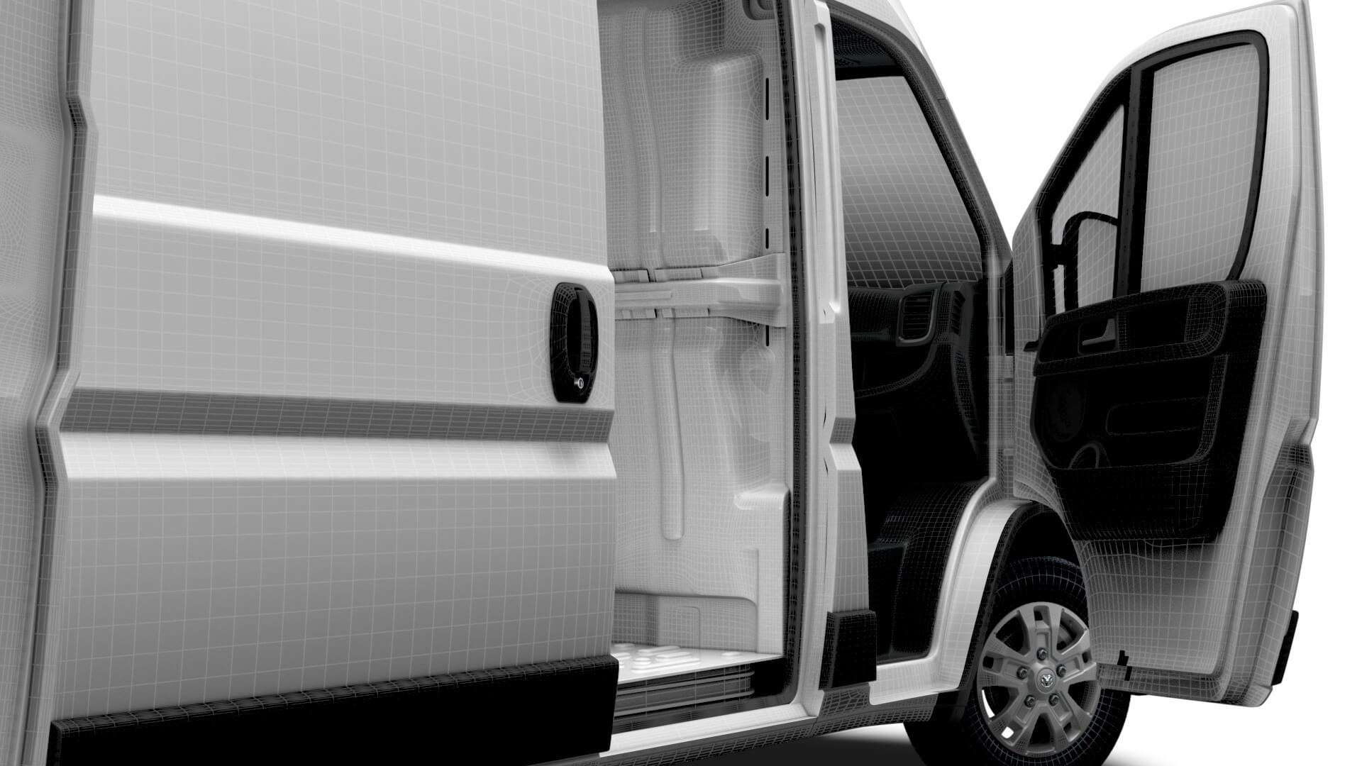 Ram Promaster E Van L2H2 HQ Interior 2025 - 3D Model by Creator 3D