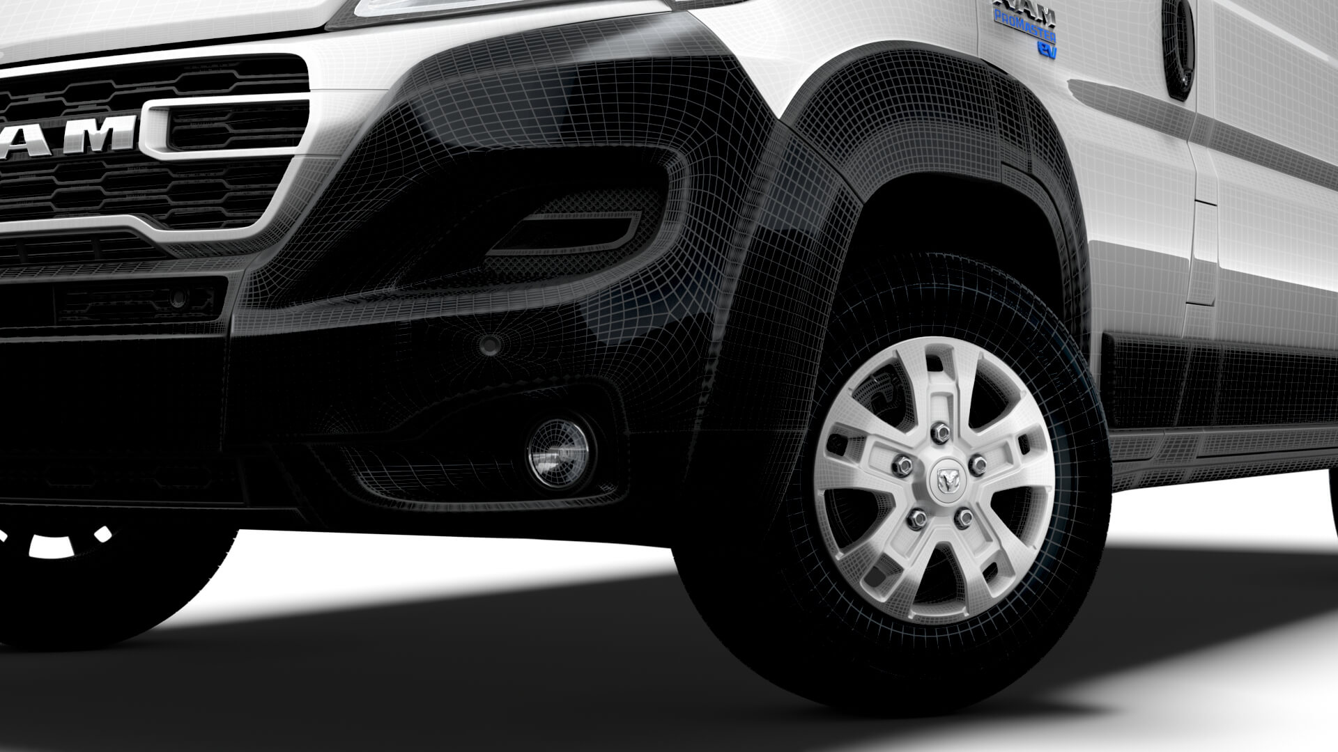 Ram Promaster EV Cargo Van L2H1 2024 - 3D Model by Creator 3D