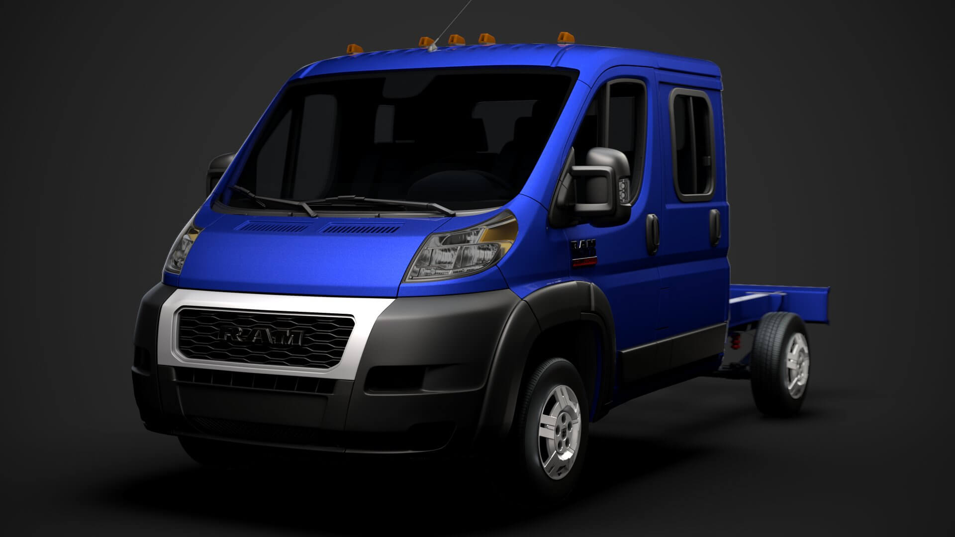 Ram Promaster Truck Crew Cab 3450 WB 2020 - 3D Model by Creator 3D