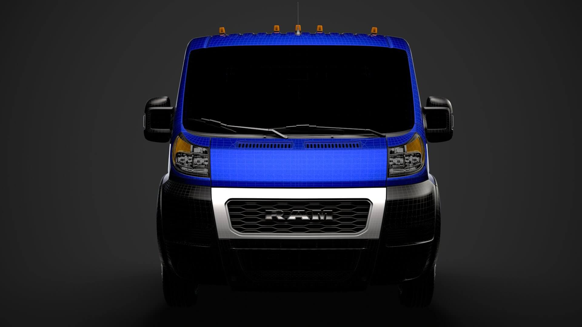Ram Promaster Truck Crew Cab 3450 WB 2020 - 3D Model by Creator 3D