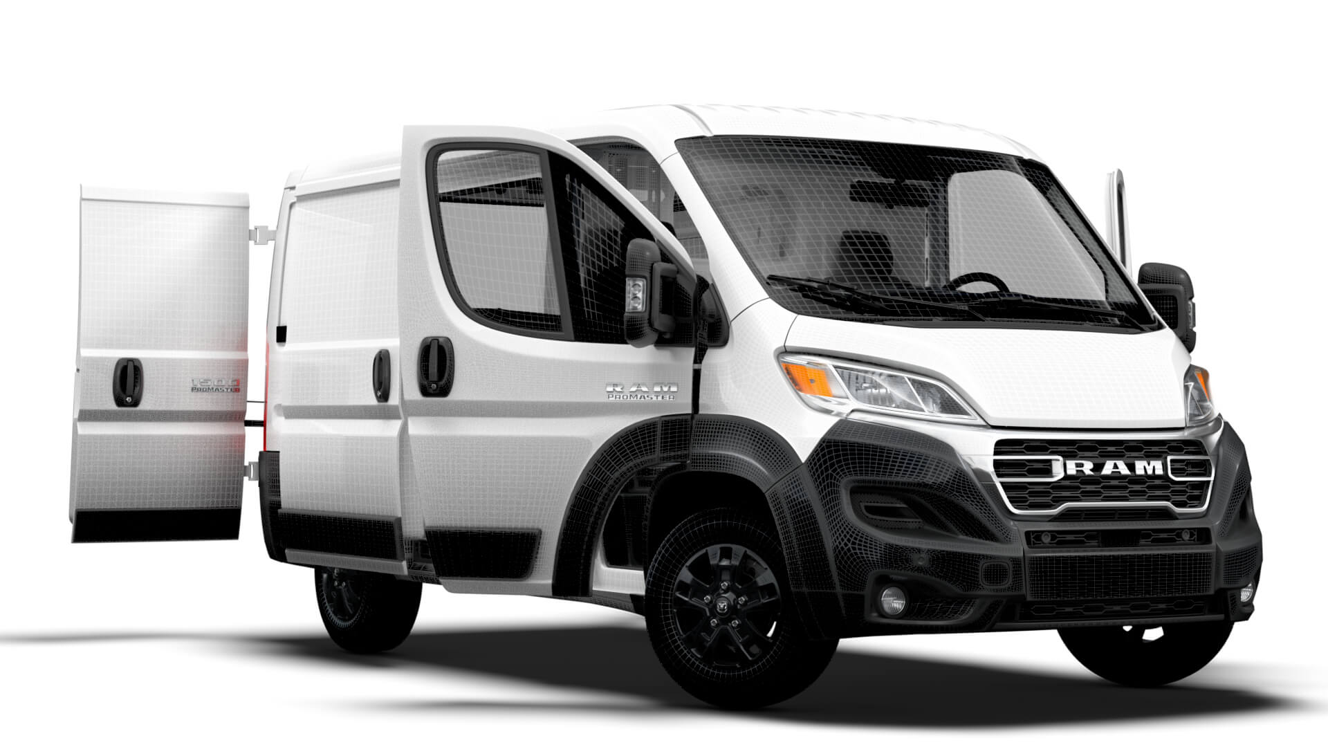 Ram Promaster Van L1H1 HQ Interior 2023 - 3D Model by Creator 3D