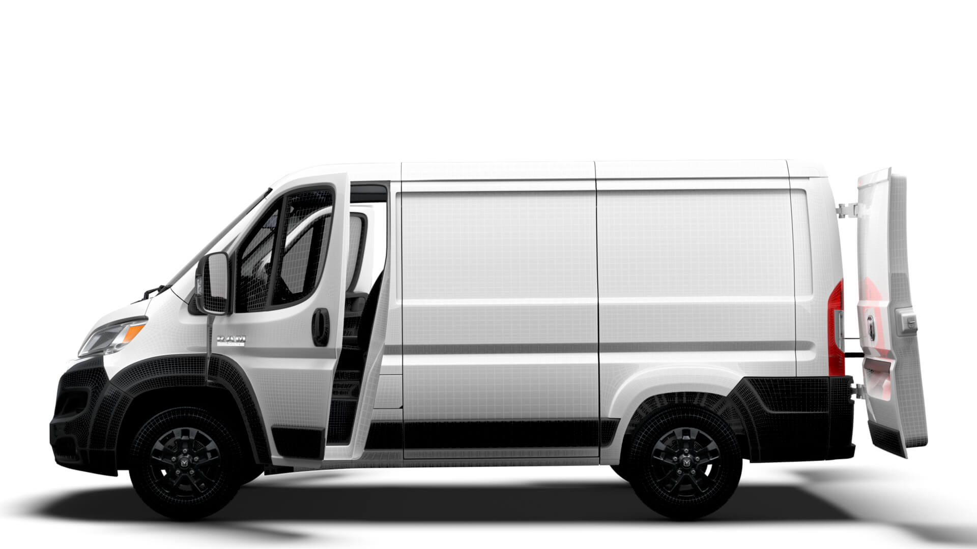 Ram Promaster Van L1H1 HQ Interior 2023 - 3D Model by Creator 3D