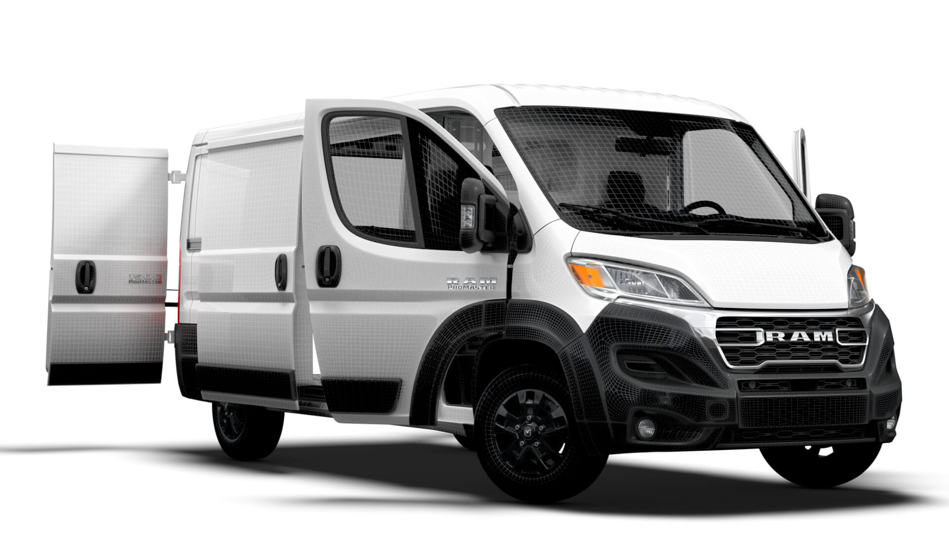 Ram Promaster Van L2H1 HQ Interior 2023 - 3D Model by Creator 3D
