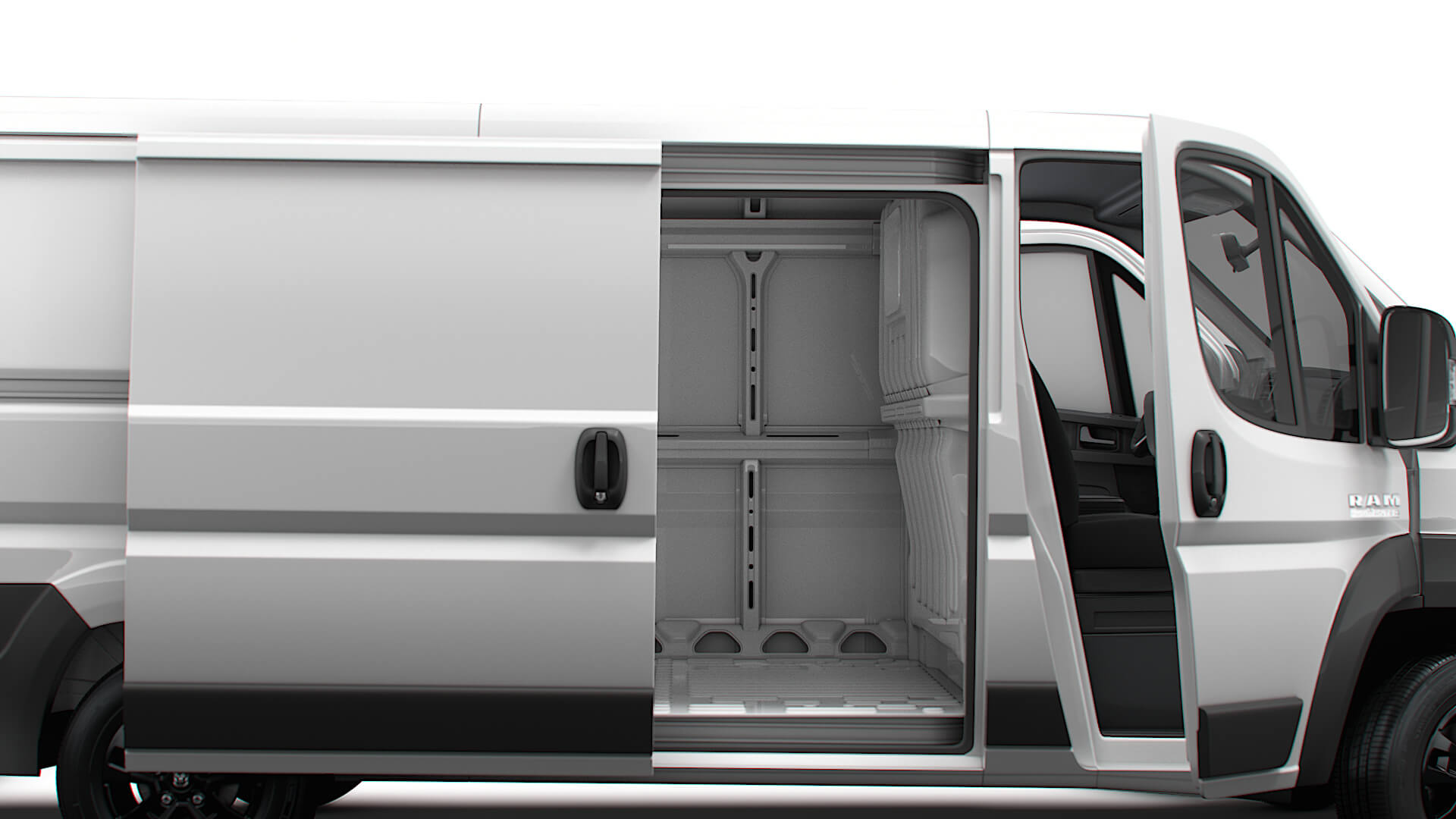 Ram Promaster Van L2H1 HQ Interior 2023 - 3D Model by Creator 3D