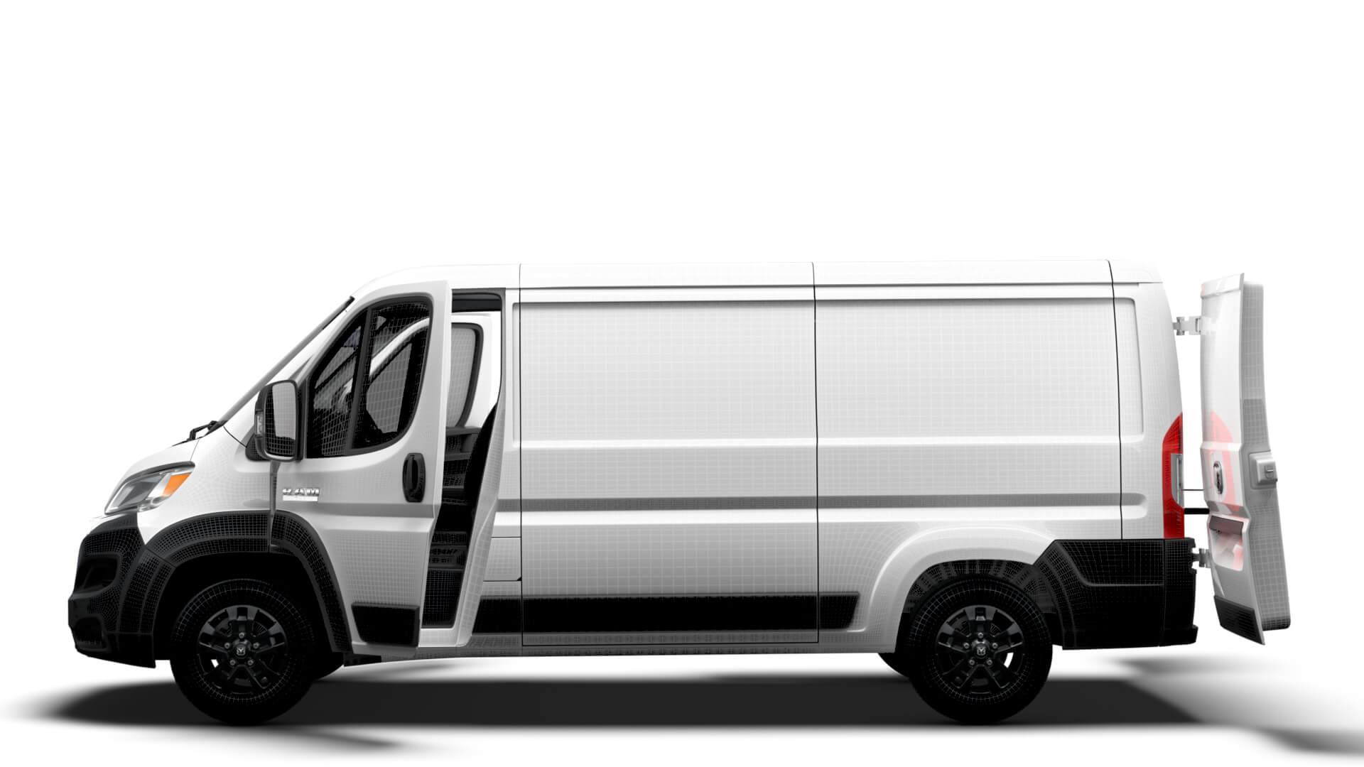 Ram Promaster Van L2H1 HQ Interior 2023 - 3D Model by Creator 3D