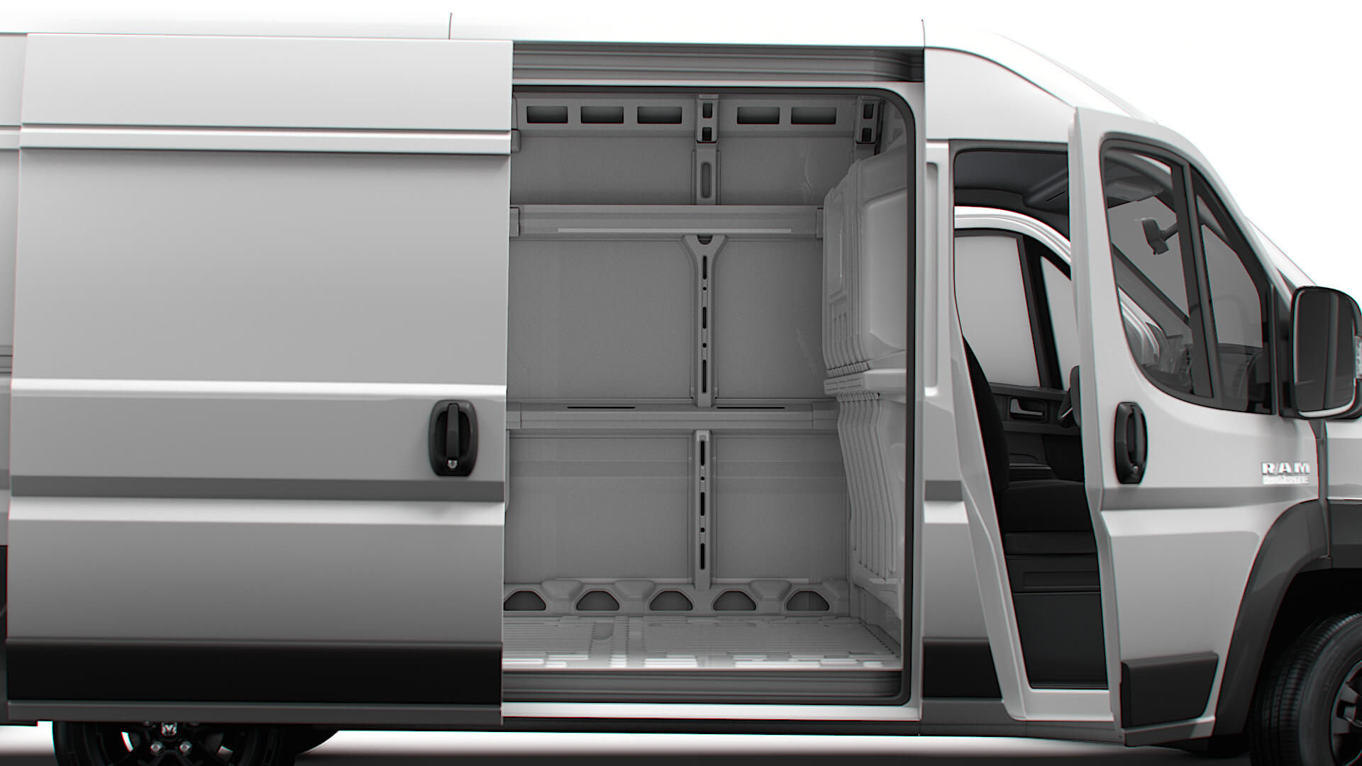 Ram Promaster Van L2H2 HQ Interior 2023 - 3D Model by Creator 3D