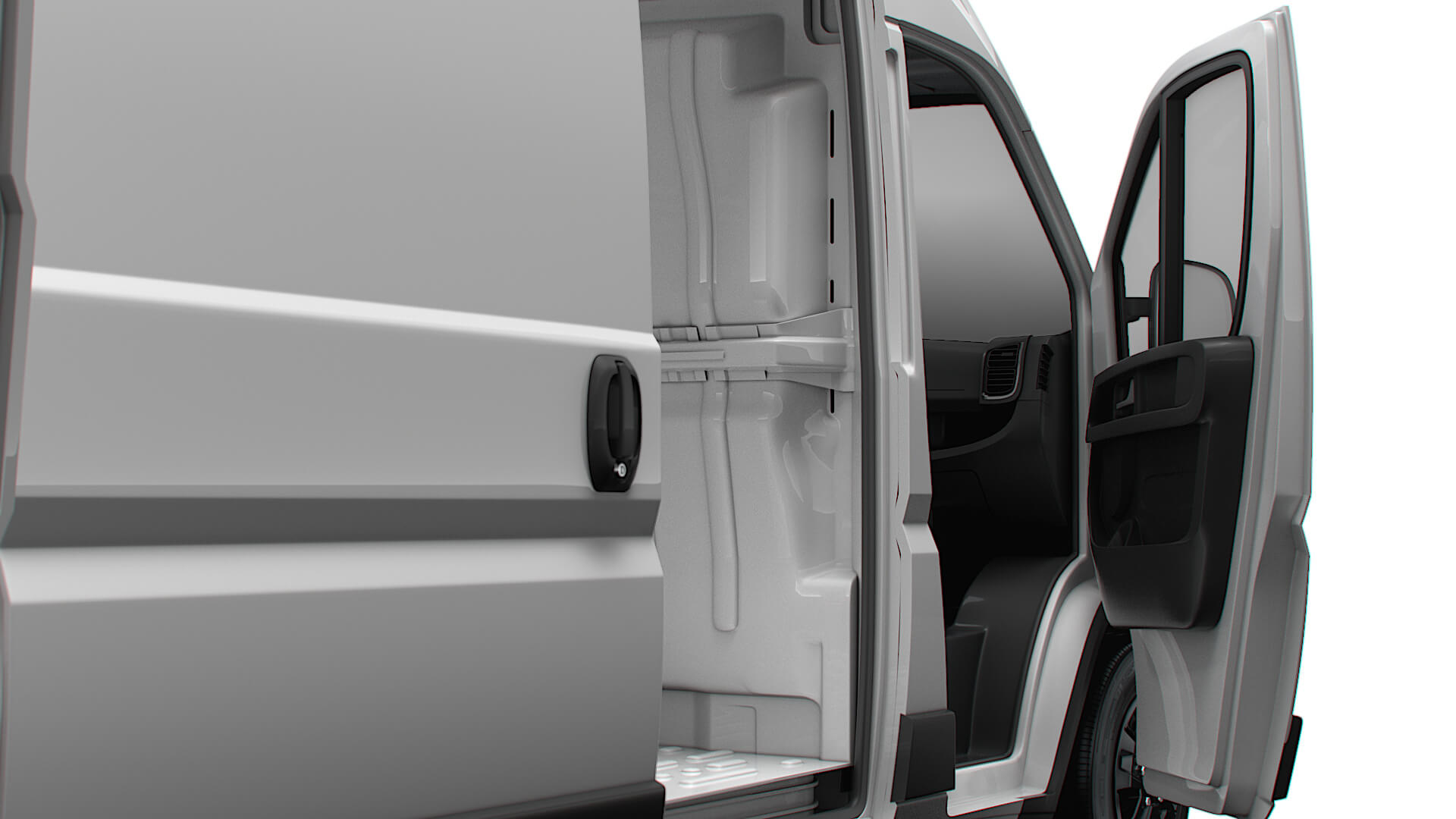 Ram Promaster Van L2H2 HQ Interior 2023 - 3D Model by Creator 3D