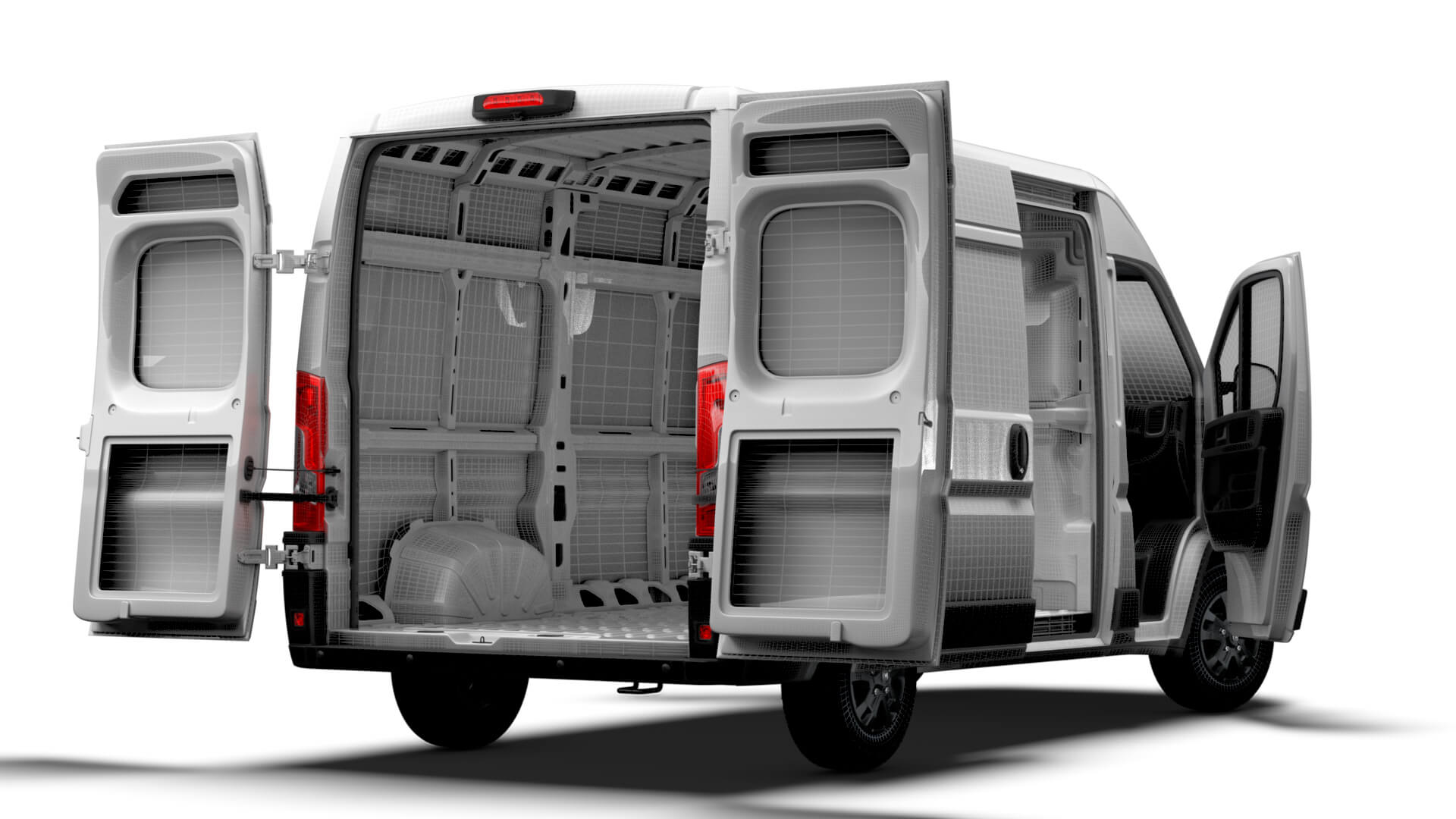 Ram Promaster Van L2H2 HQ Interior 2023 - 3D Model by Creator 3D