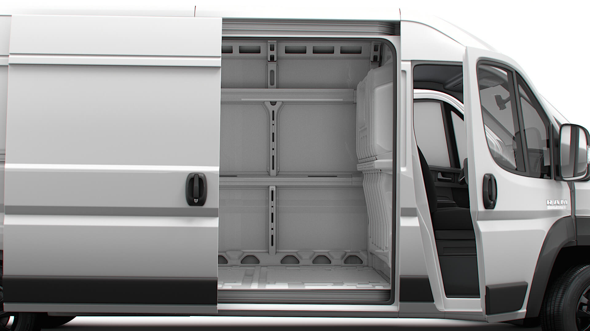 Ram Promaster Van L3H2 HQ Interior 2023 - 3D Model by Creator 3D