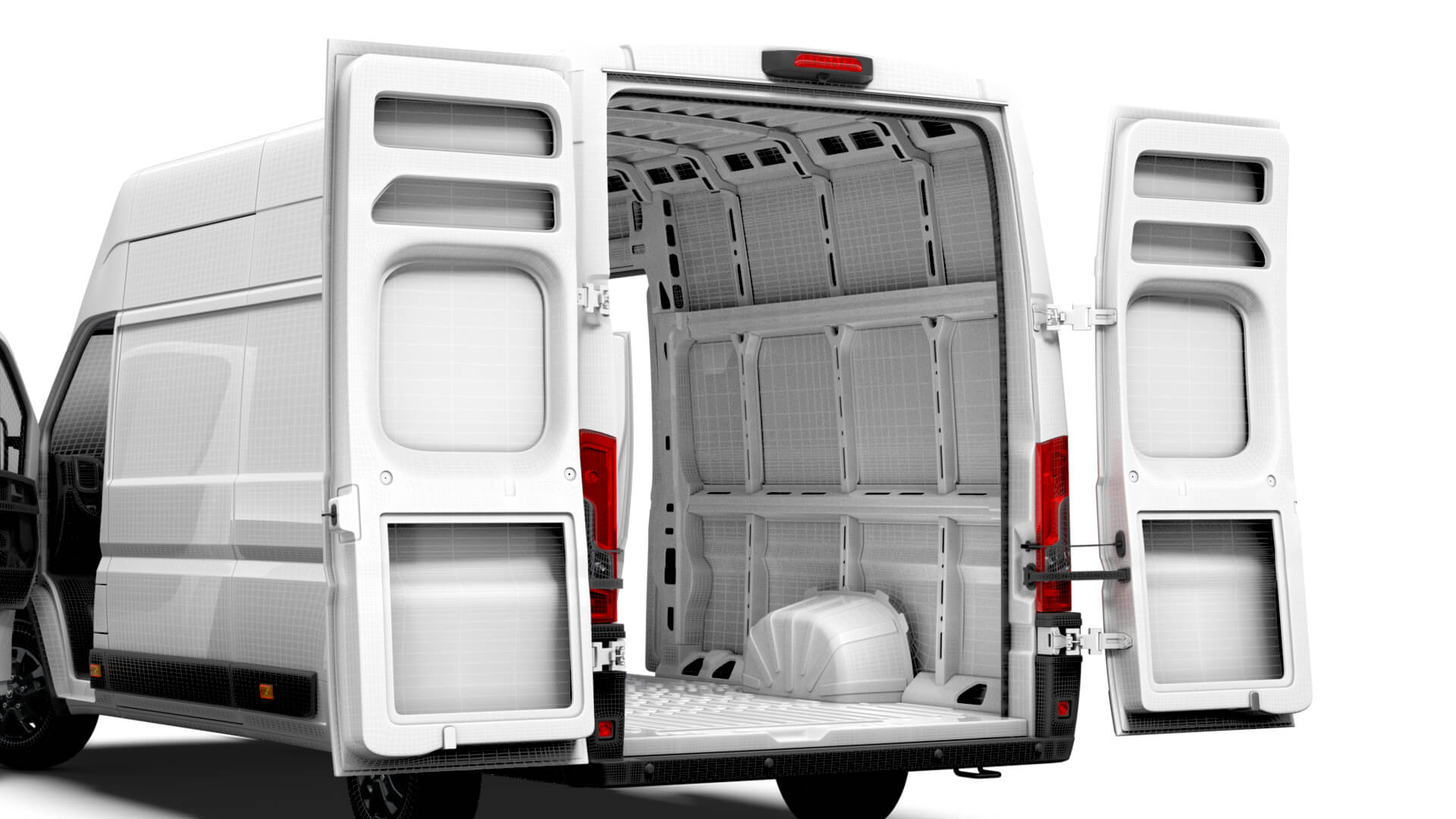 Ram Promaster Van L4H3 HQ Interior 2023 - 3D Model by Creator 3D