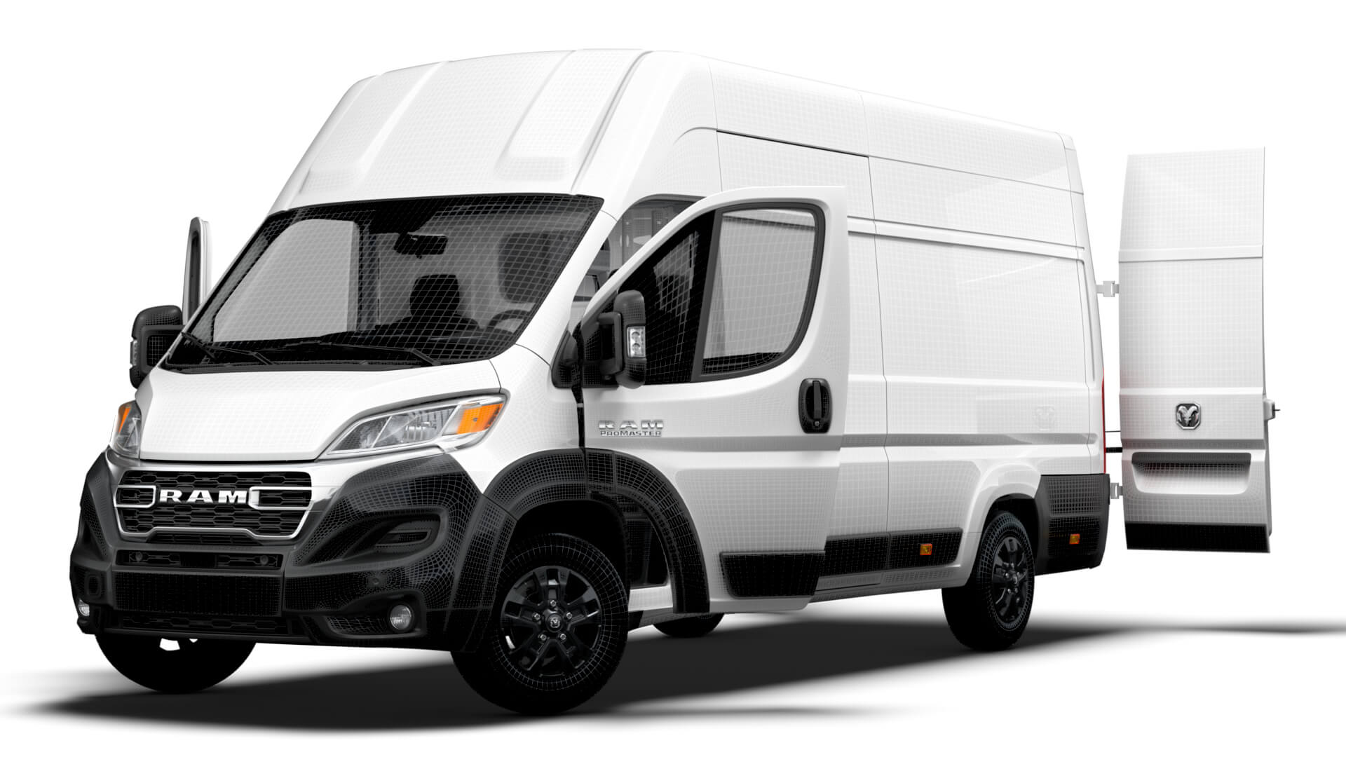 Ram Promaster Van L4H3 HQ Interior 2023 - 3D Model by Creator 3D