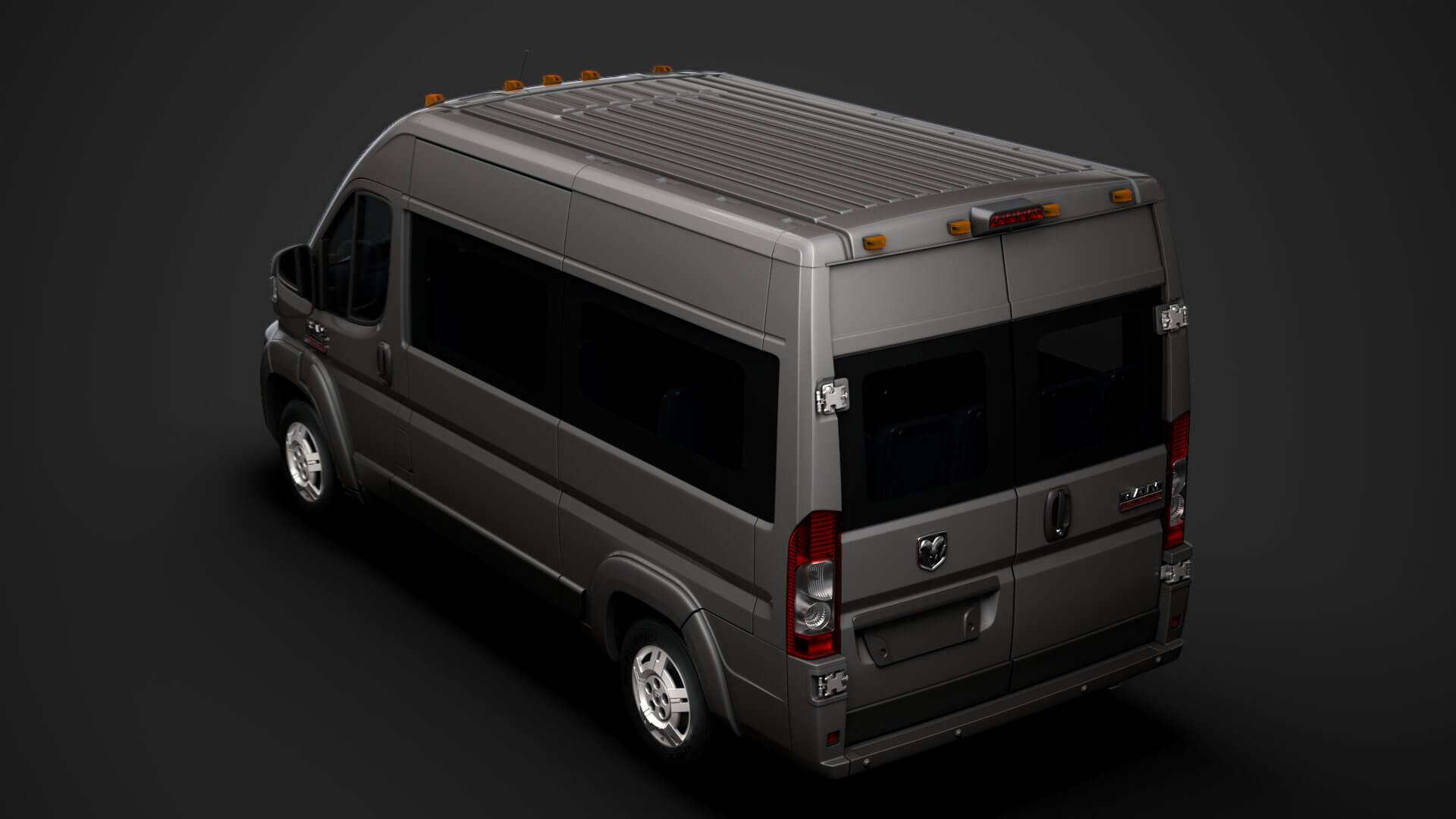 Ram Promaster Window Van 1500 HR 136WB 2020 - 3D Model by Creator 3D