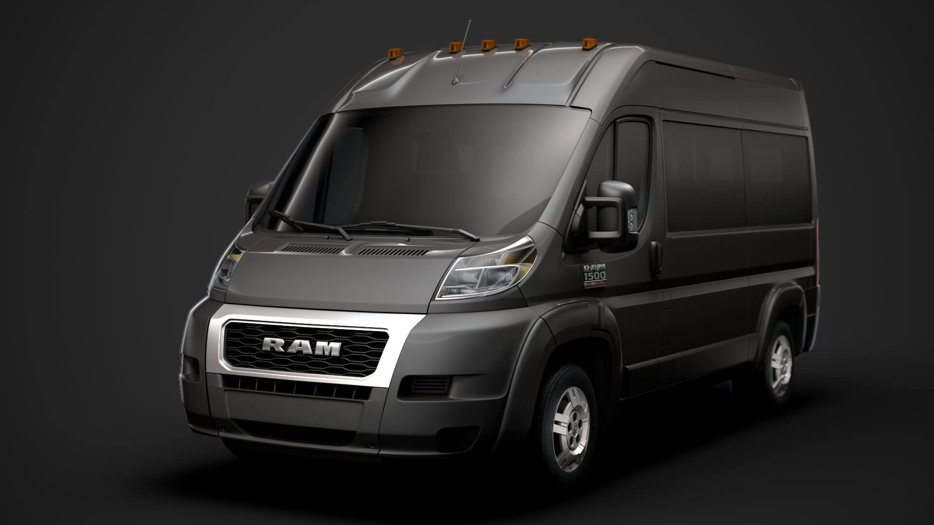 Ram Promaster Window Van 1500 HR 136WB 2020 - 3D Model by Creator 3D