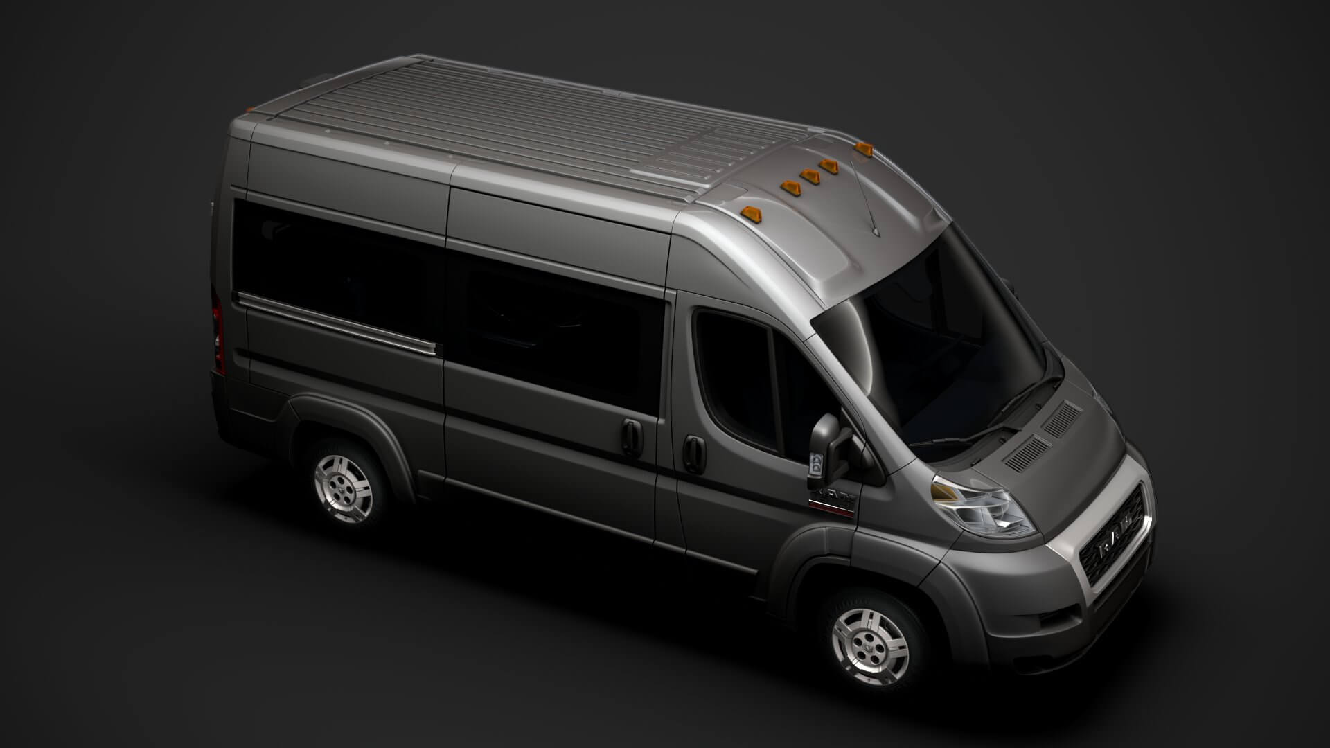 Ram Promaster Window Van 1500 HR 136WB 2020 - 3D Model by Creator 3D