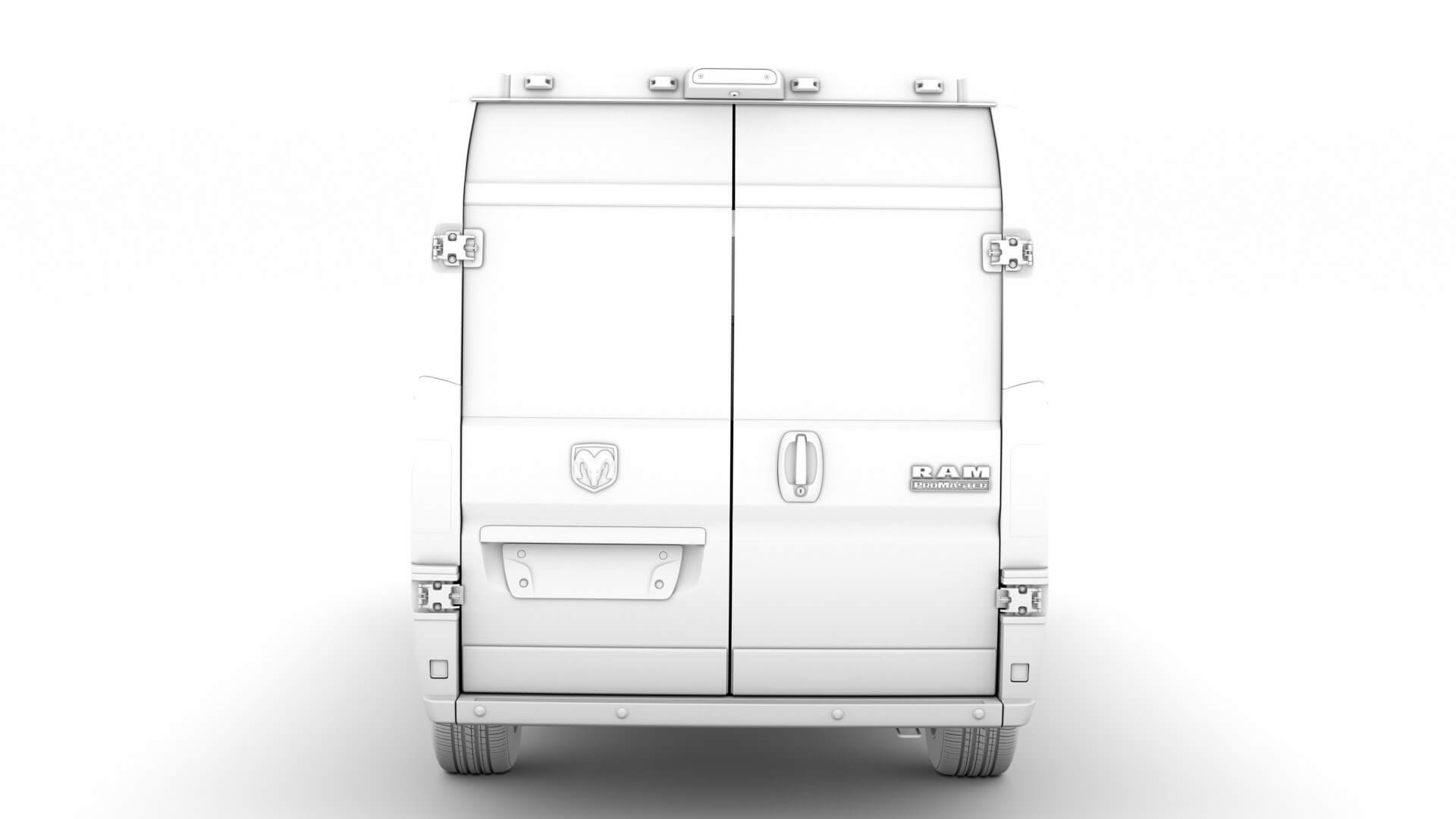 Ram Promaster Window Van 1500 HR 136WB 2020 - 3D Model by Creator 3D