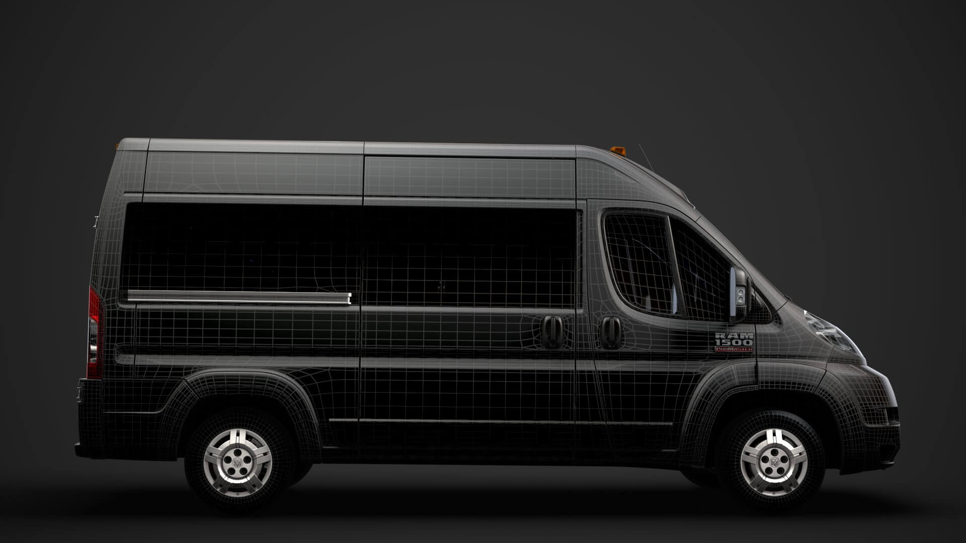 Ram Promaster Window Van 1500 HR 136WB 2020 - 3D Model by Creator 3D