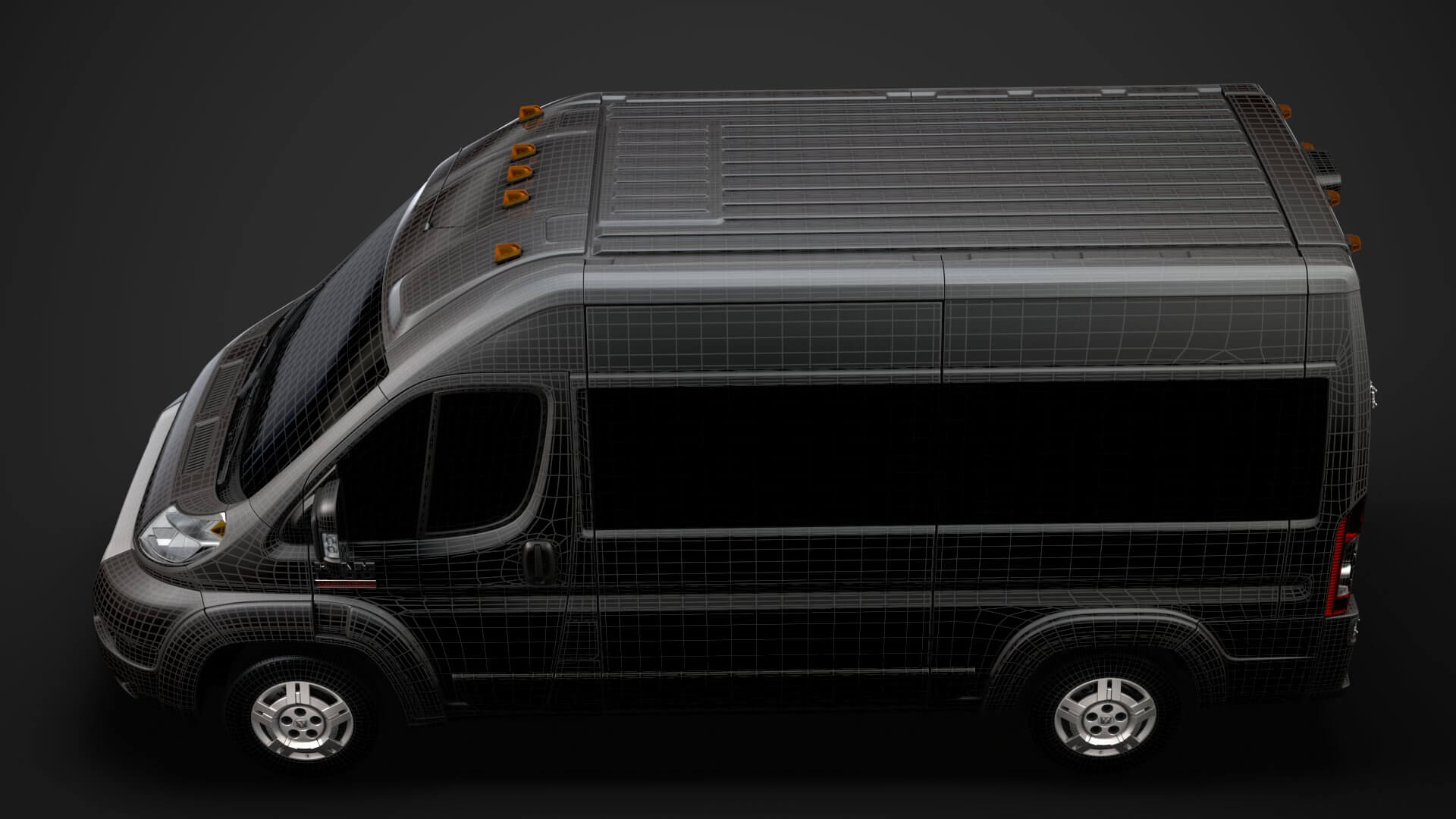 Ram Promaster Window Van 1500 HR 136WB 2020 - 3D Model by Creator 3D