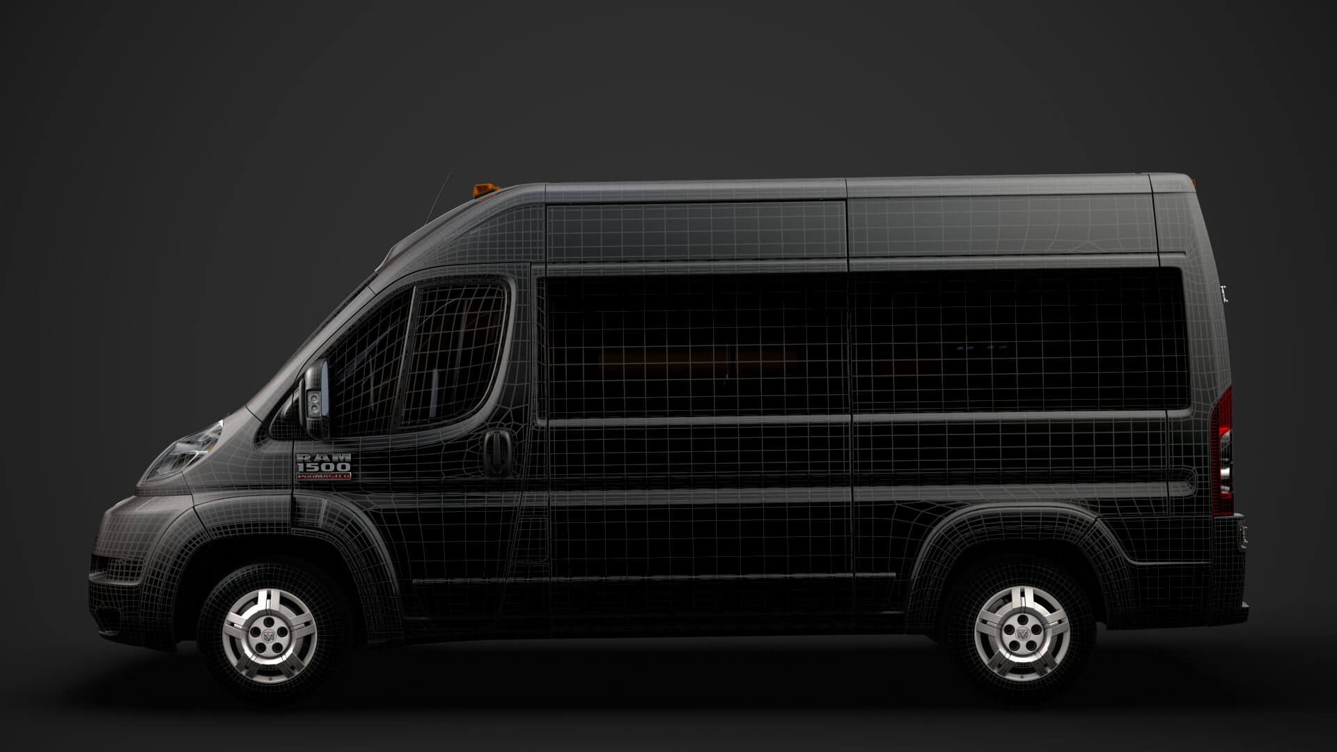 Ram Promaster Window Van 1500 HR 136WB 2020 - 3D Model by Creator 3D