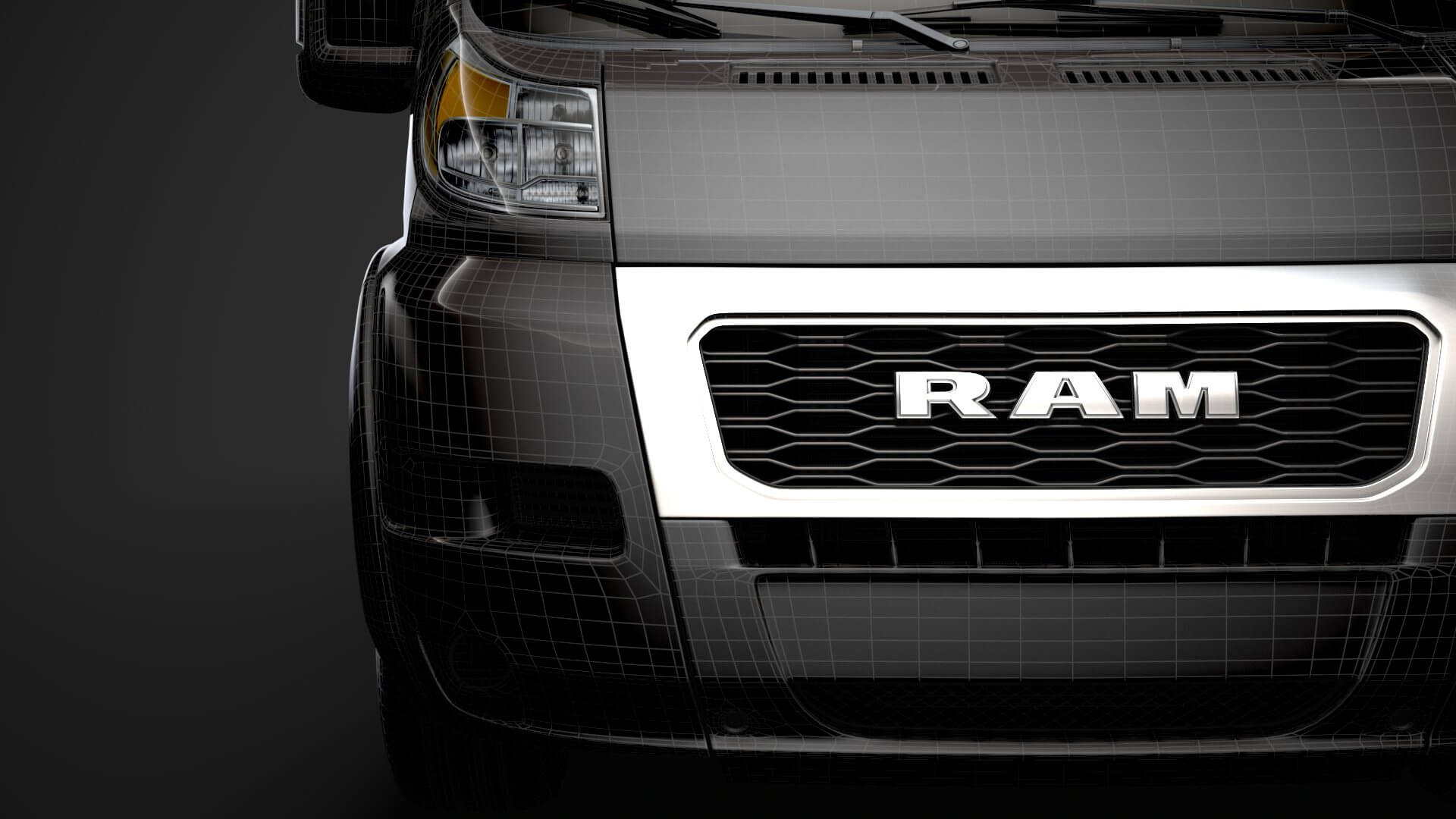 Ram Promaster Window Van 1500 HR 136WB 2020 - 3D Model by Creator 3D