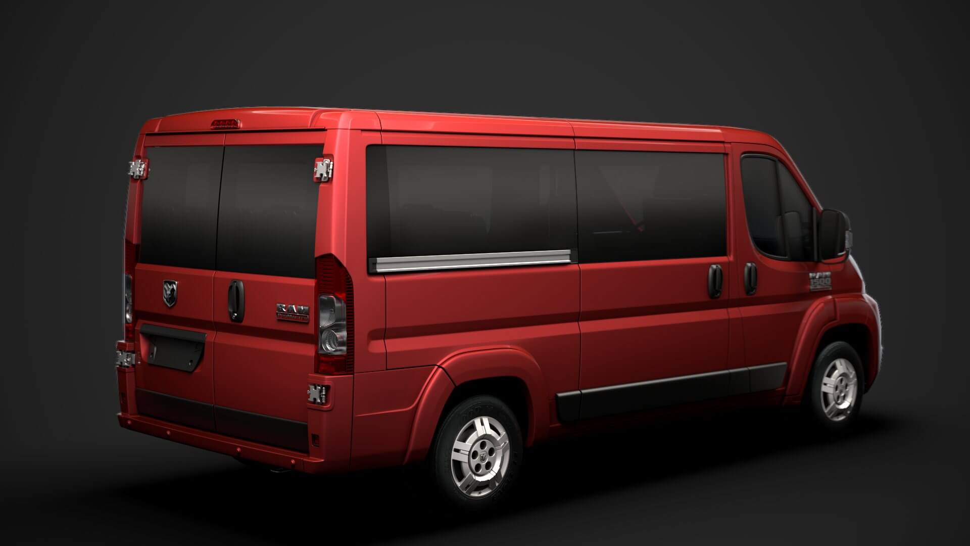 Ram Promaster Window Van 1500 LR 136WB 2020 - 3D Model by Creator 3D
