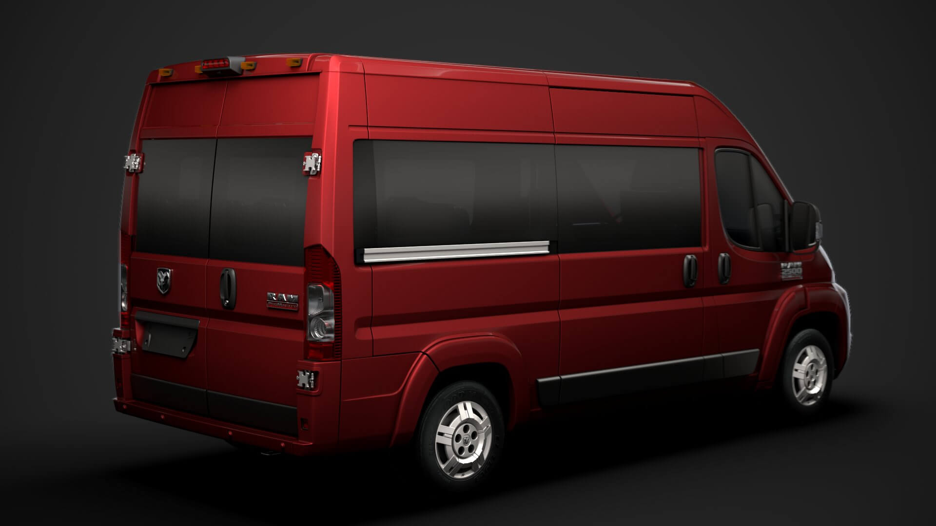 Ram Promaster Window Van 2500 HR 136WB 2020 - 3D Model by Creator 3D