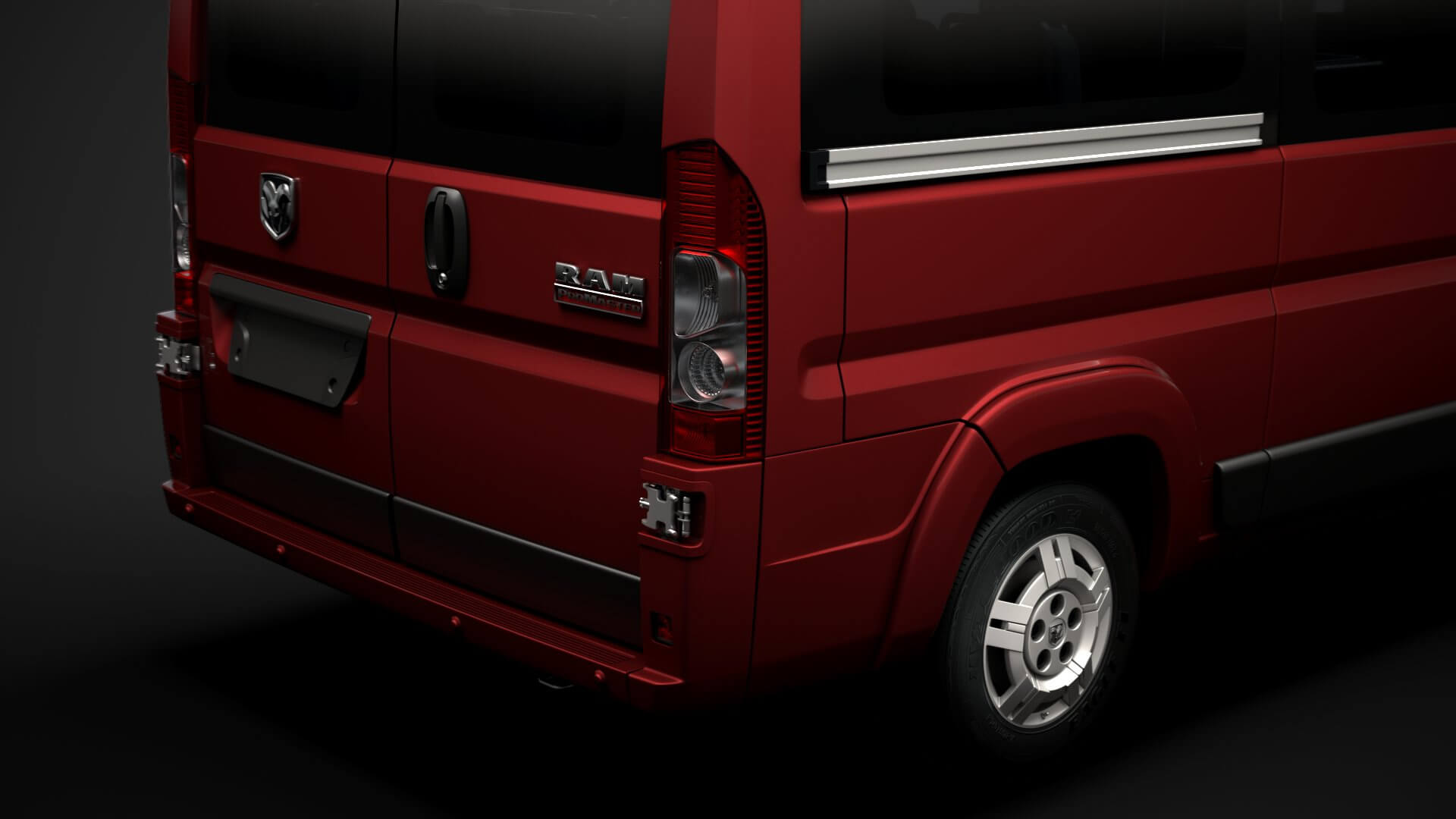 Ram Promaster Window Van 2500 HR 136WB 2020 - 3D Model by Creator 3D