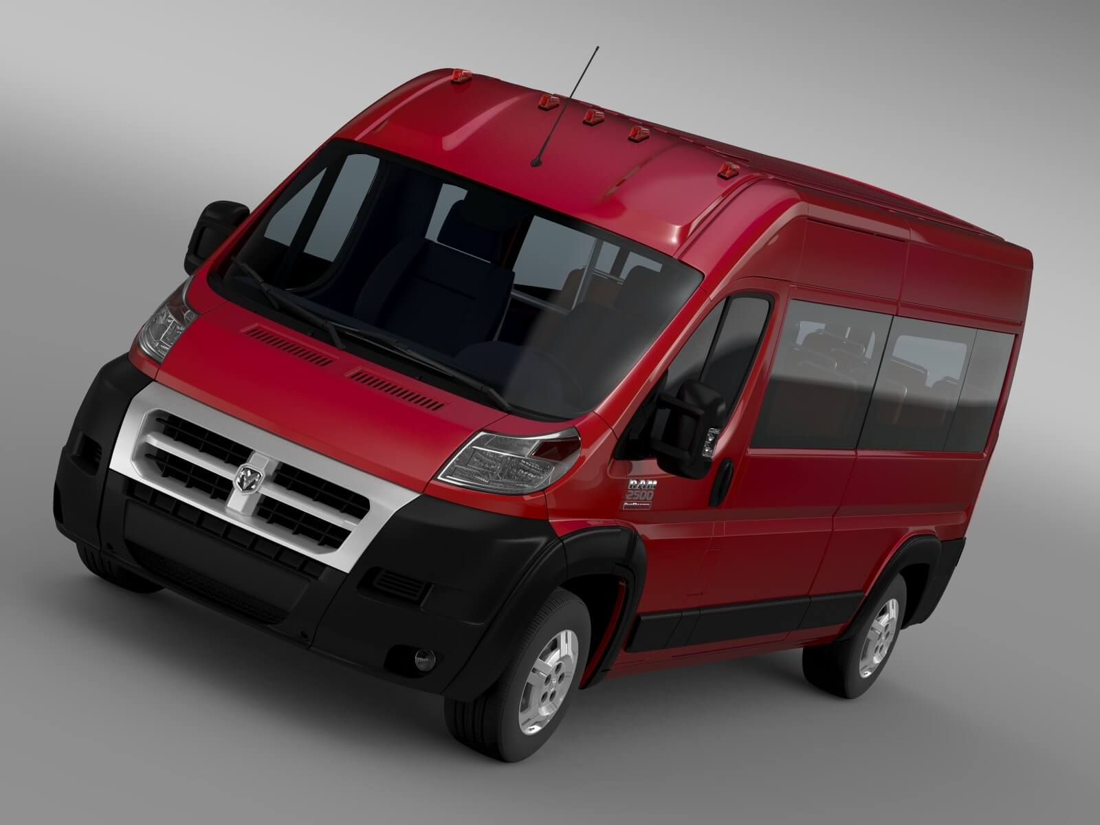 Ram Promaster Window Van 2500 HR 159WB 2015 - 3D Model by Creator 3D