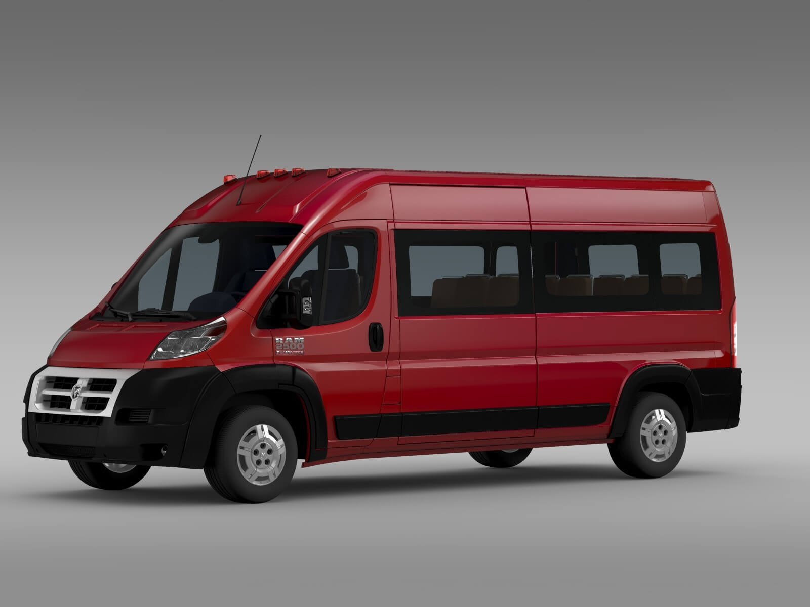 Ram Promaster Window Van 2500 HR 159WB 2015 - 3D Model by Creator 3D
