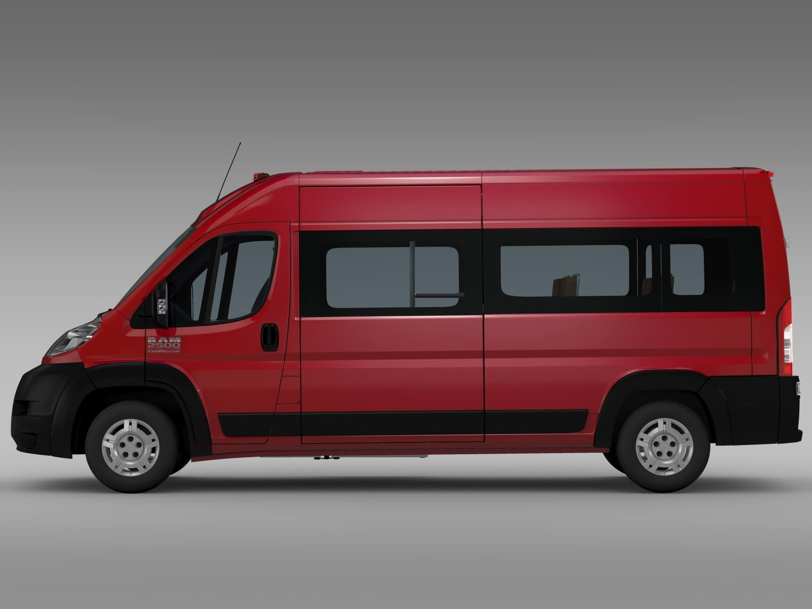 Ram Promaster Window Van 2500 HR 159WB 2015 - 3D Model by Creator 3D