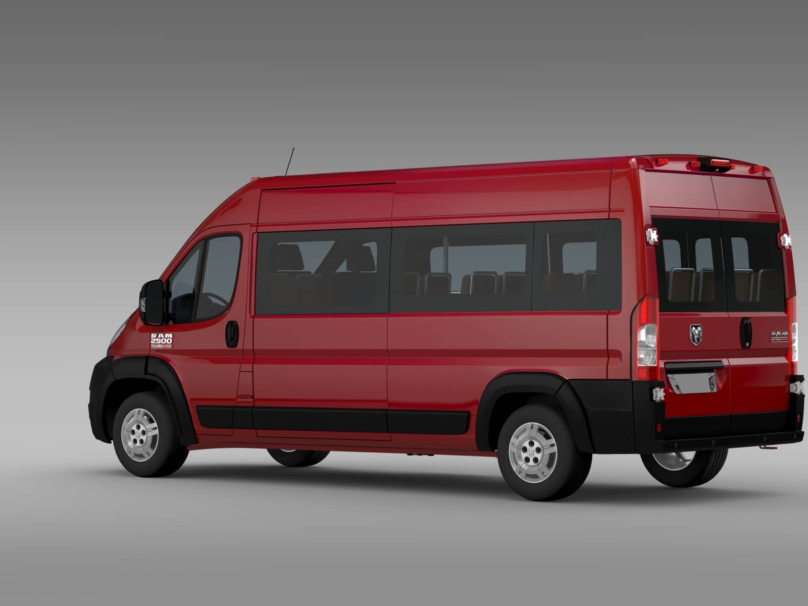 Ram Promaster Window Van 2500 HR 159WB 2015 - 3D Model by Creator 3D