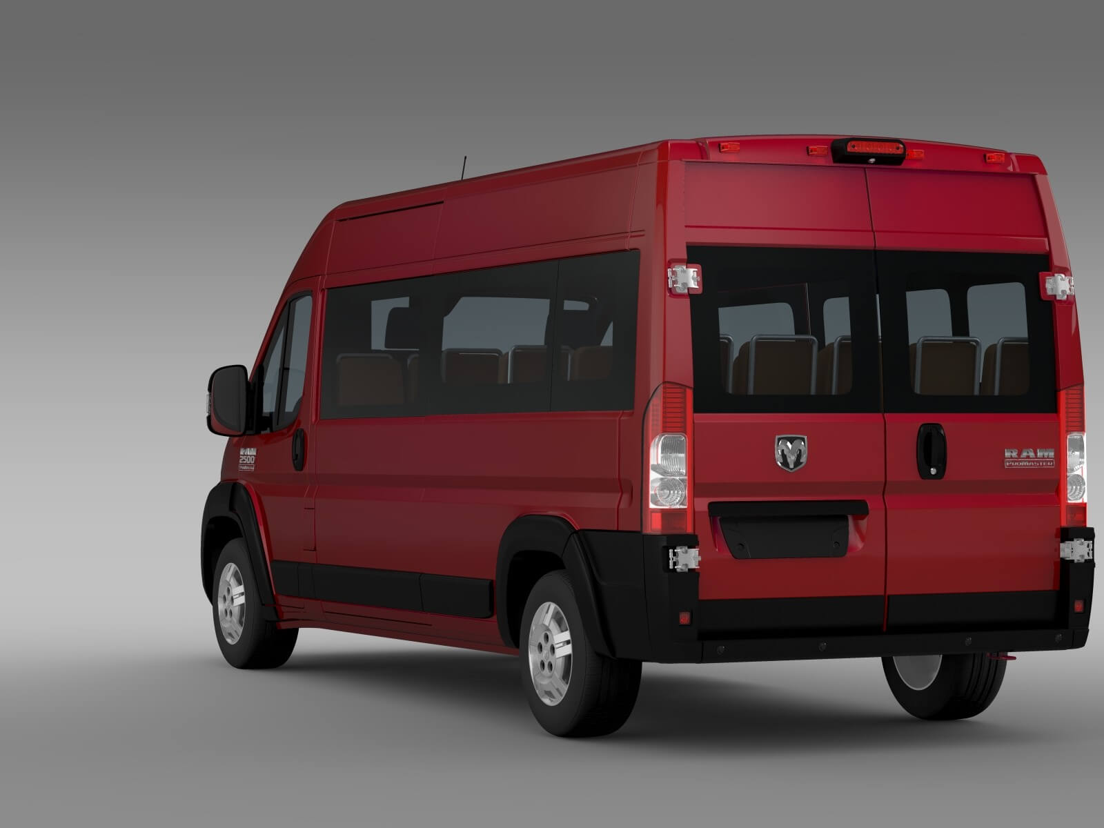 Ram Promaster Window Van 2500 HR 159WB 2015 - 3D Model by Creator 3D