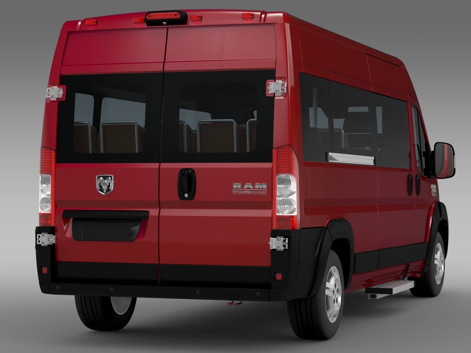 Ram Promaster Window Van 2500 HR 159WB 2015 - 3D Model by Creator 3D