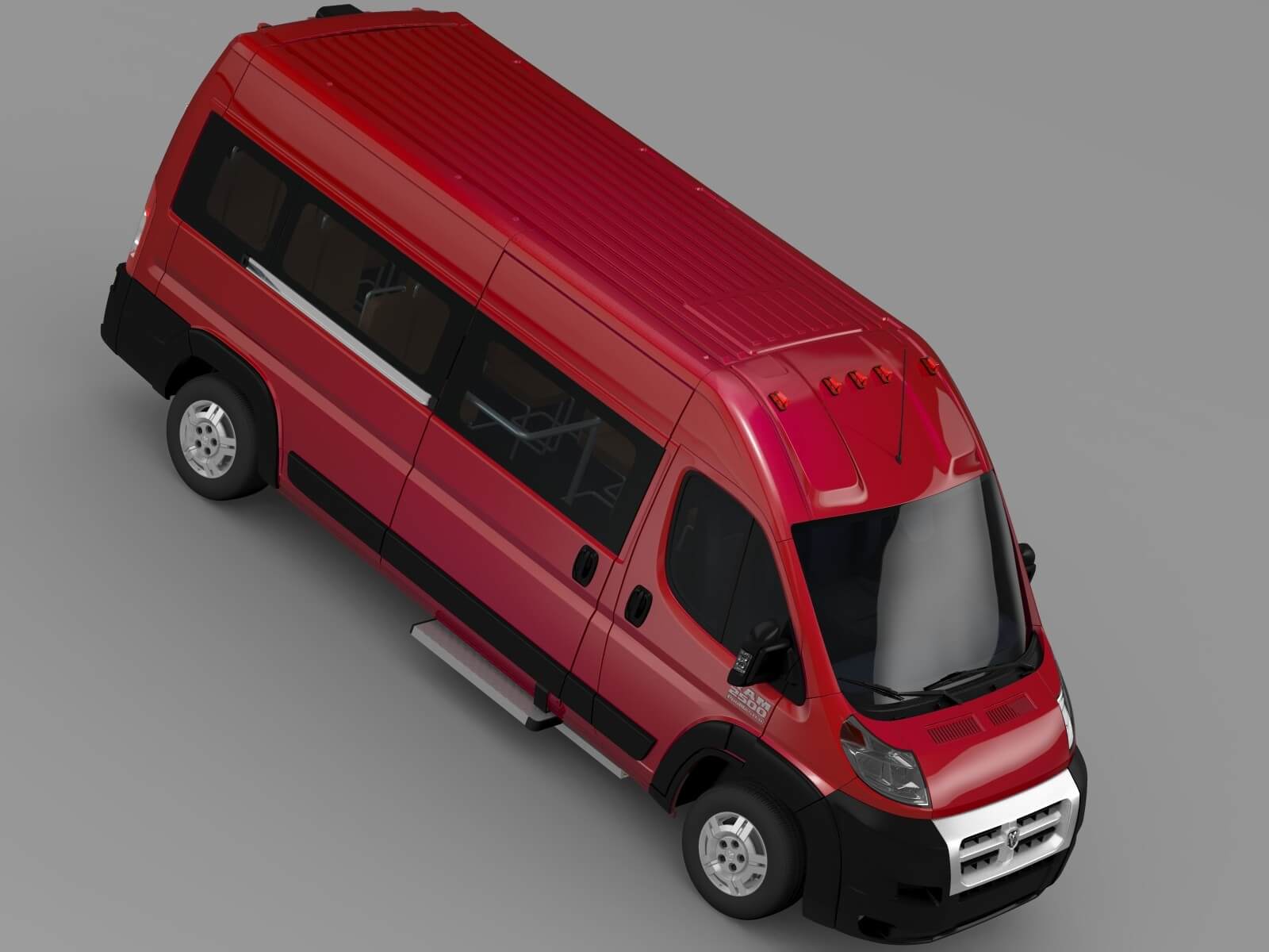 Ram Promaster Window Van 2500 HR 159WB 2015 - 3D Model by Creator 3D