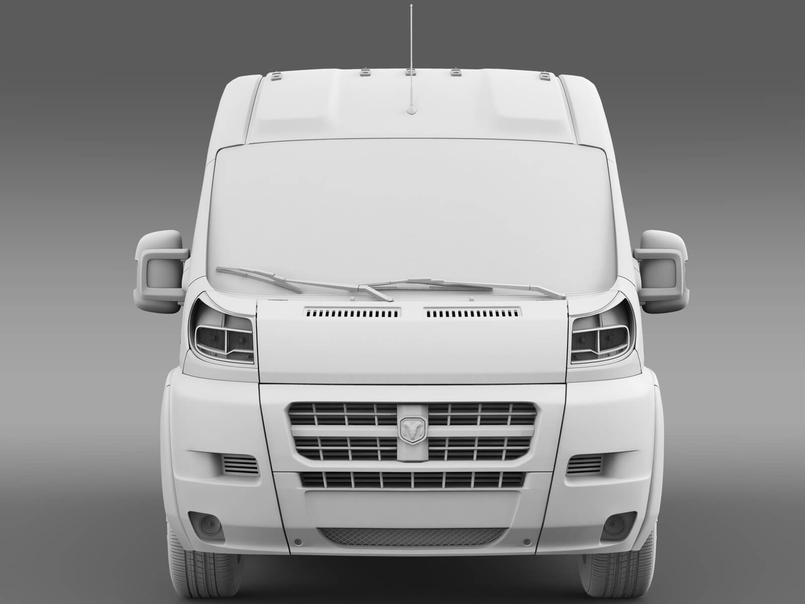 Ram Promaster Window Van 2500 HR 159WB 2015 - 3D Model by Creator 3D