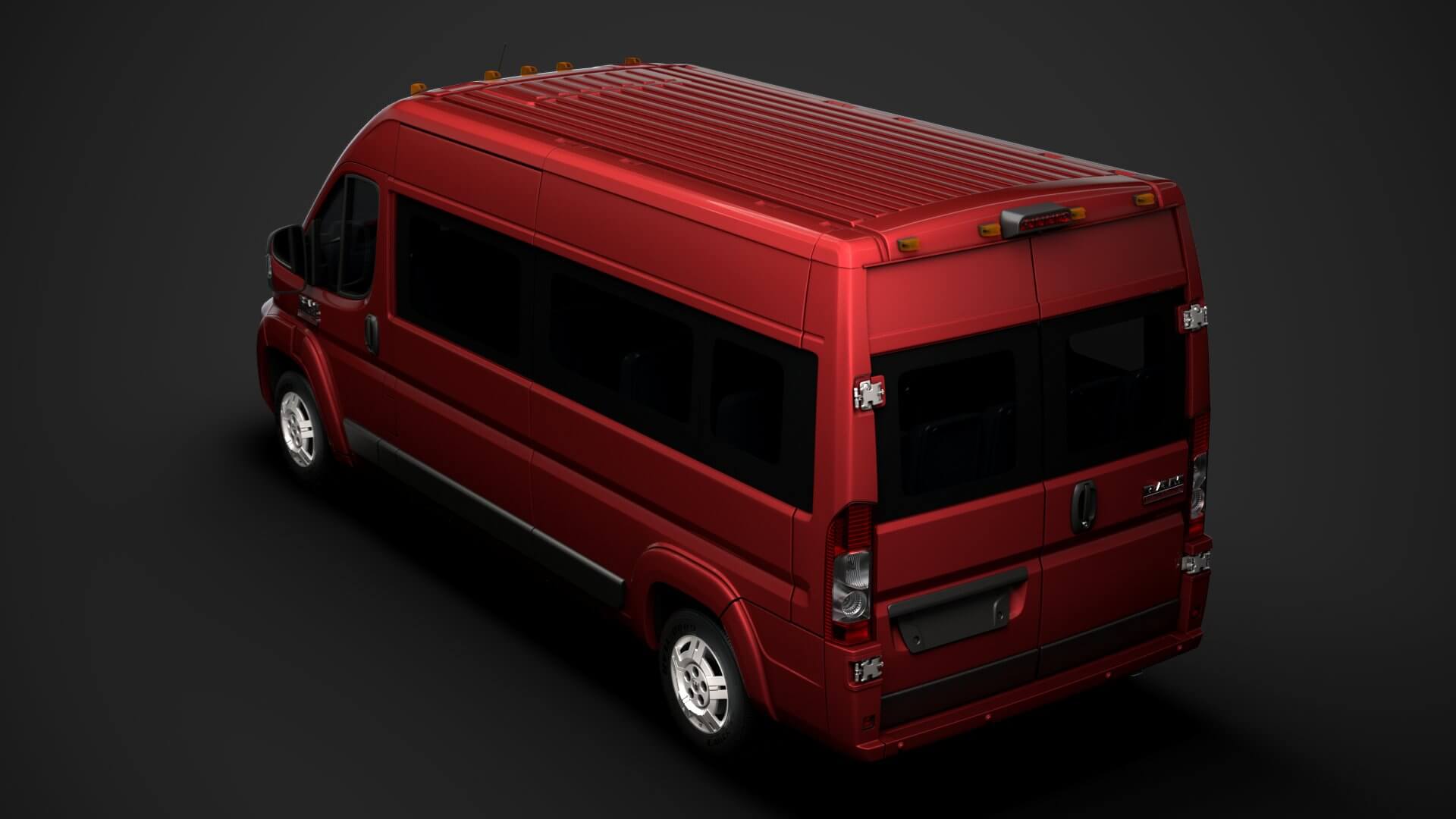 Ram Promaster Window Van 2500 HR 159WB 2020 - 3D Model by Creator 3D