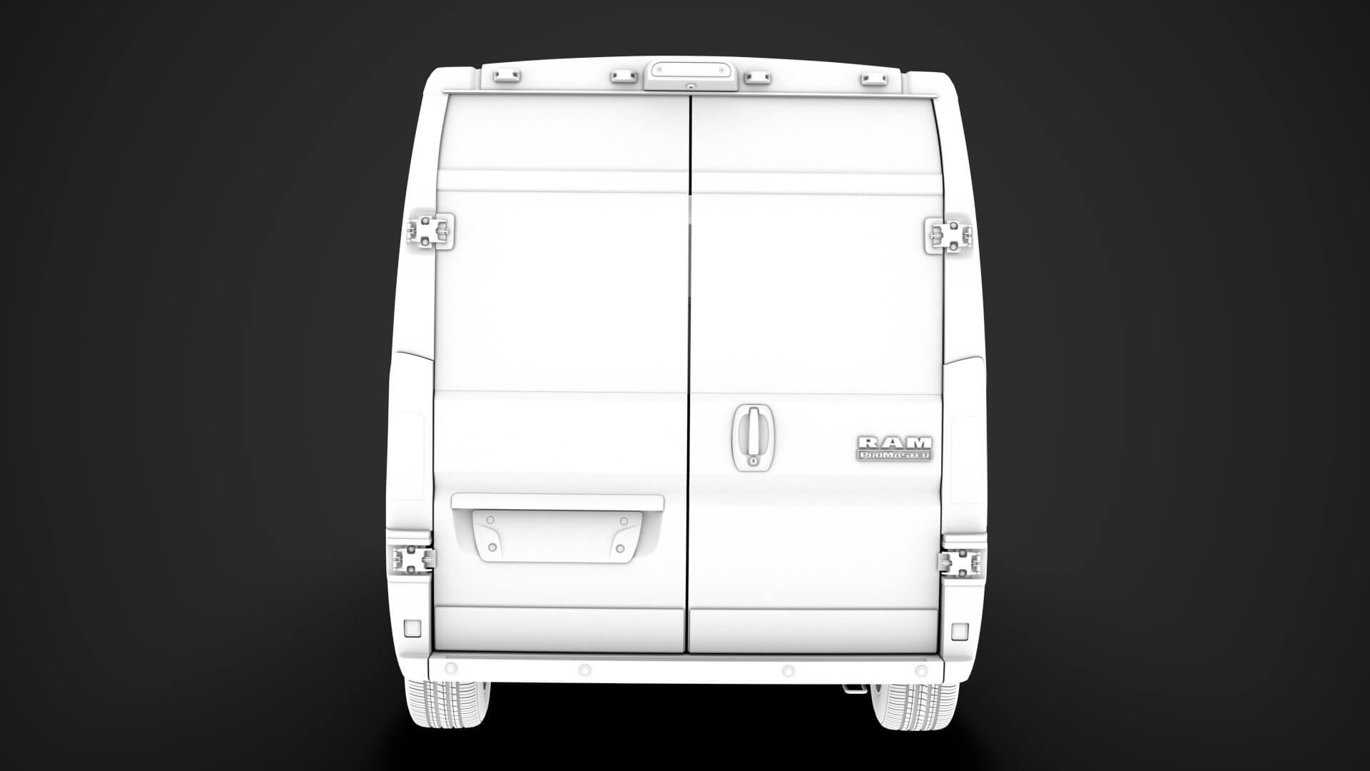 Ram Promaster Window Van 2500 HR 159WB 2020 - 3D Model by Creator 3D