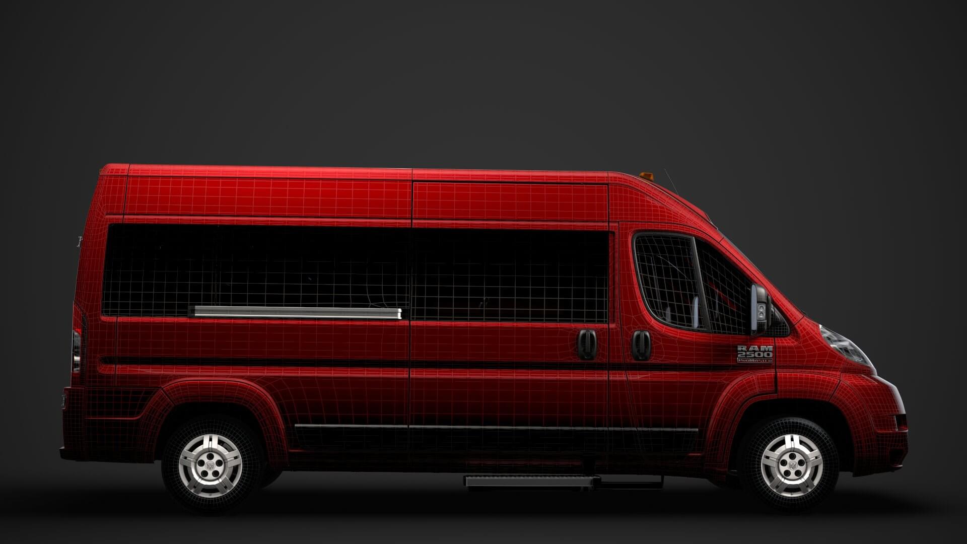 Ram Promaster Window Van 2500 HR 159WB 2020 - 3D Model by Creator 3D