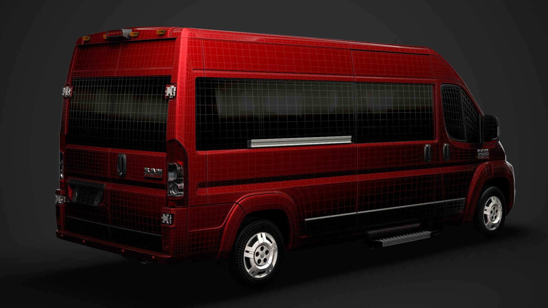 Ram Promaster Window Van 2500 HR 159WB 2020 - 3D Model by Creator 3D