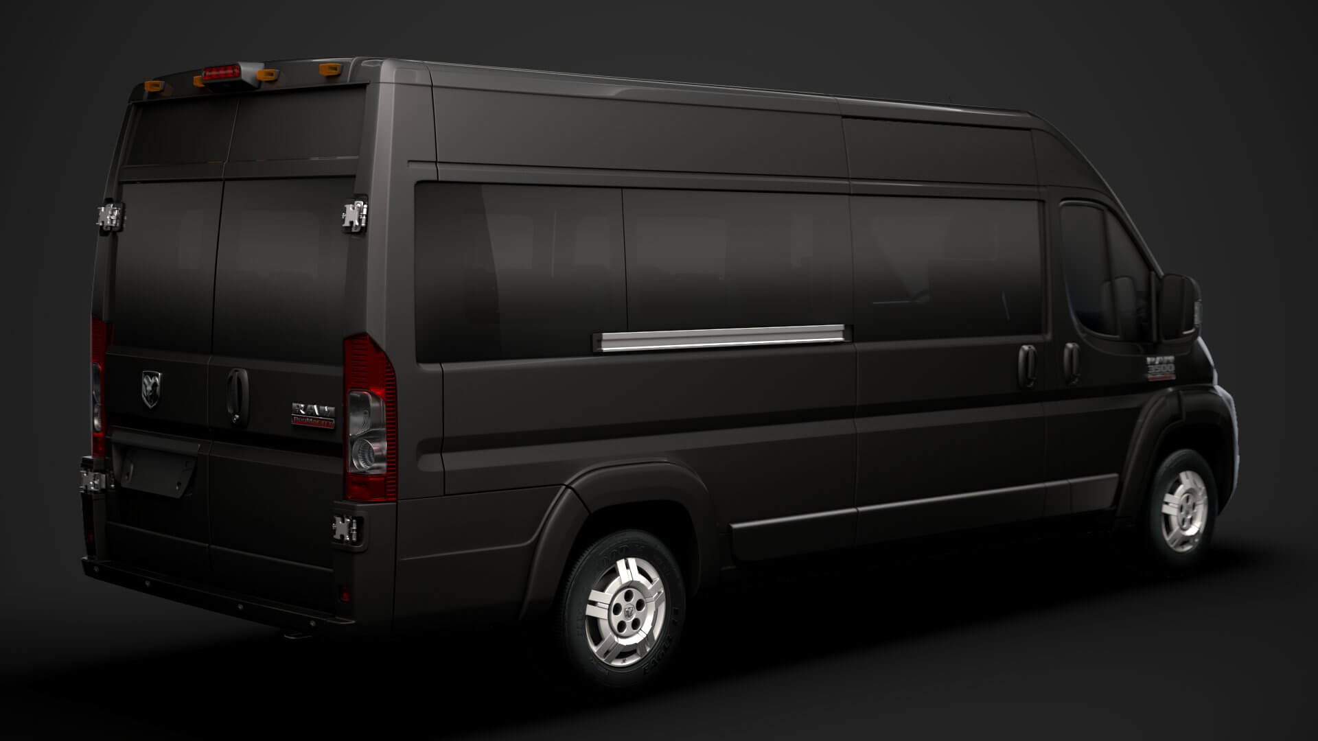 Ram Promaster Window Van 3500 HR 159WB EXT 2020 - 3D Model by Creator 3D